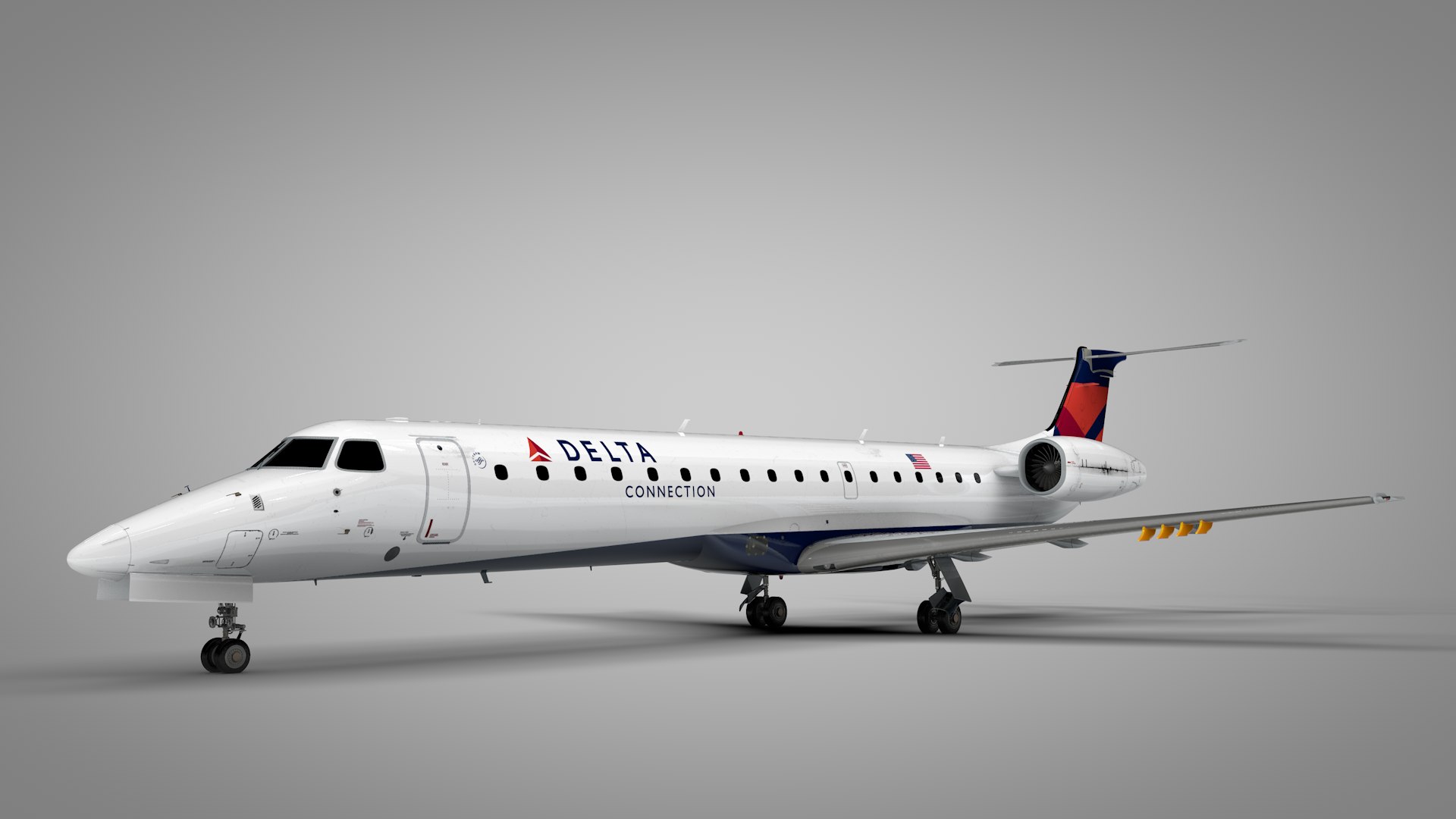 3D DELTA CONNECTION EMBRAER ERJ 145 L1399 - TurboSquid 1744783