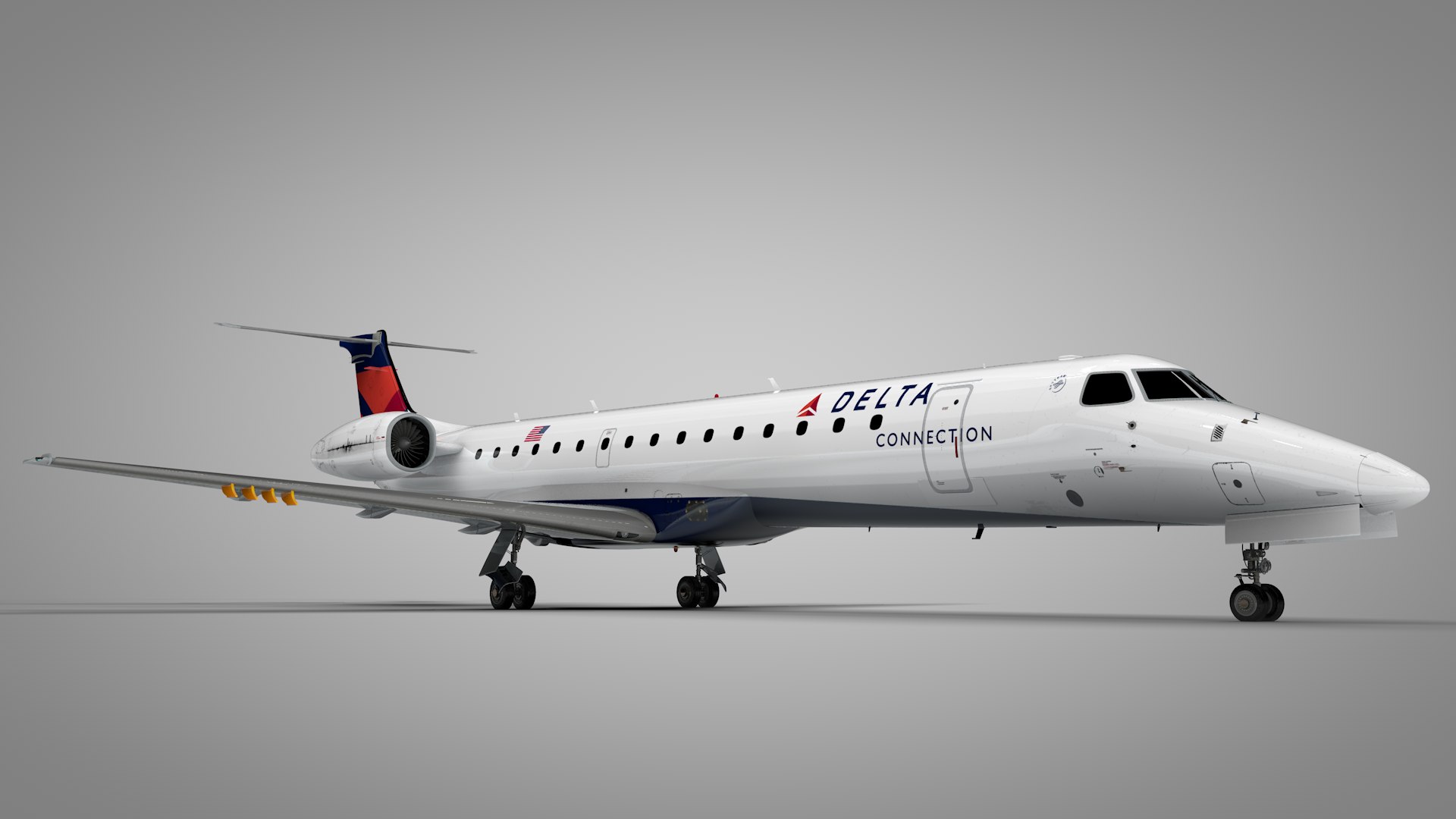 3D DELTA CONNECTION EMBRAER ERJ 145 L1399 - TurboSquid 1744783