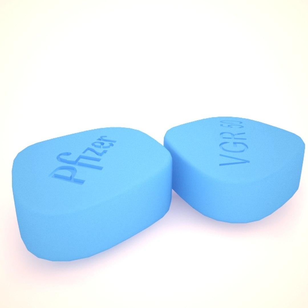 3d model viagra pill