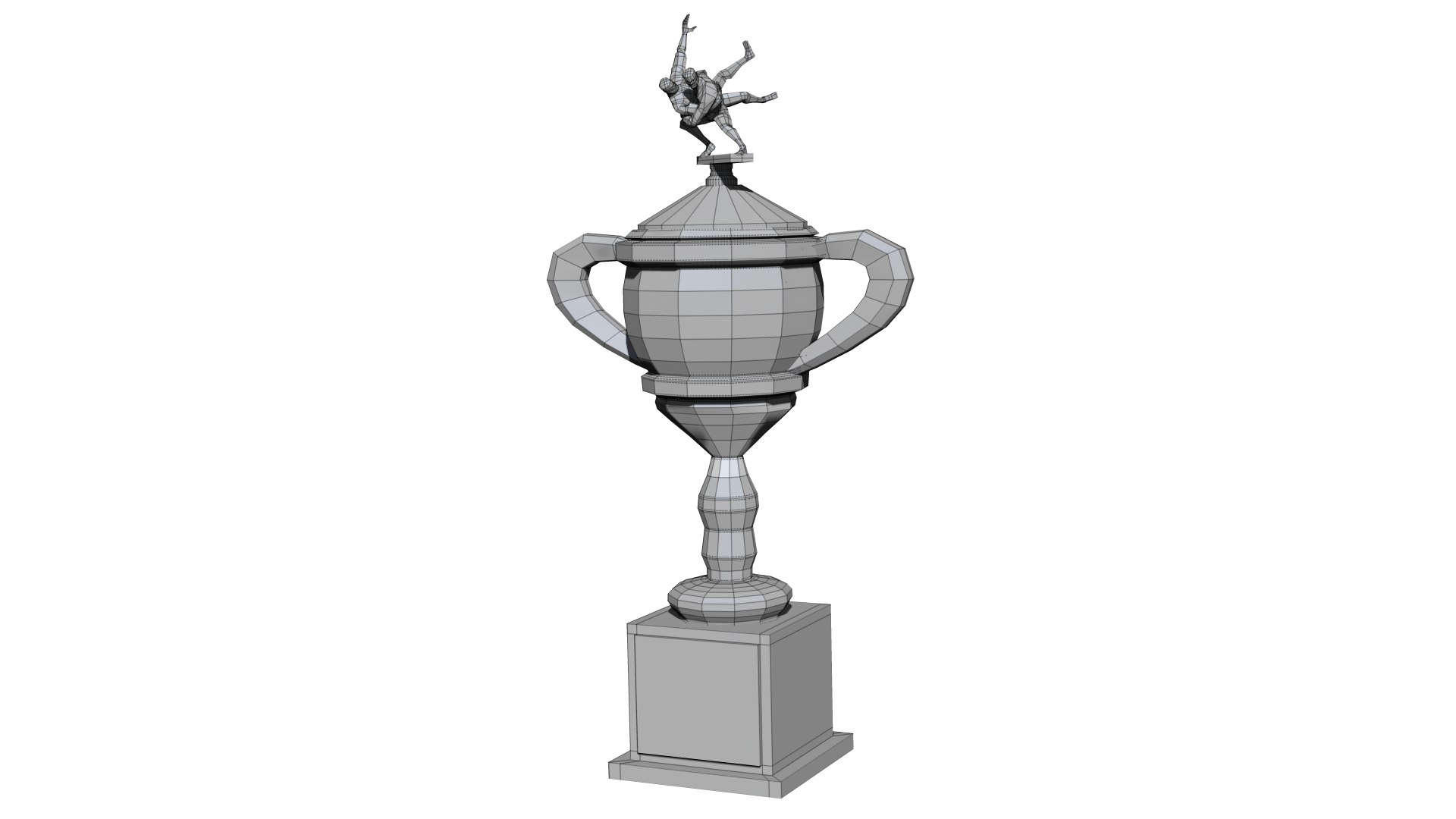 3D Wrestling Cup Model - TurboSquid 2267773