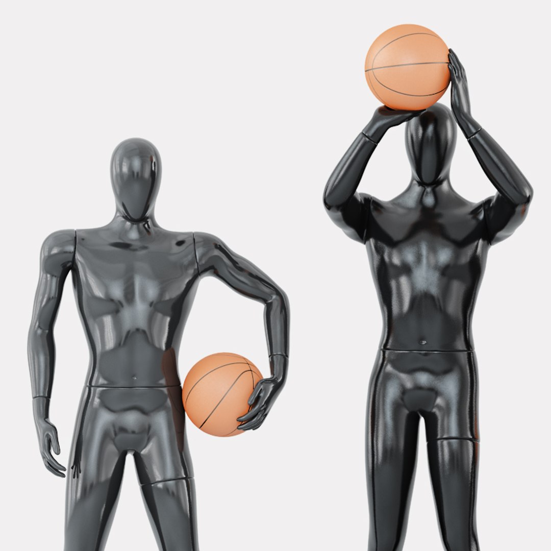 Faceless Mannequins Basketball 3D - TurboSquid 1370013