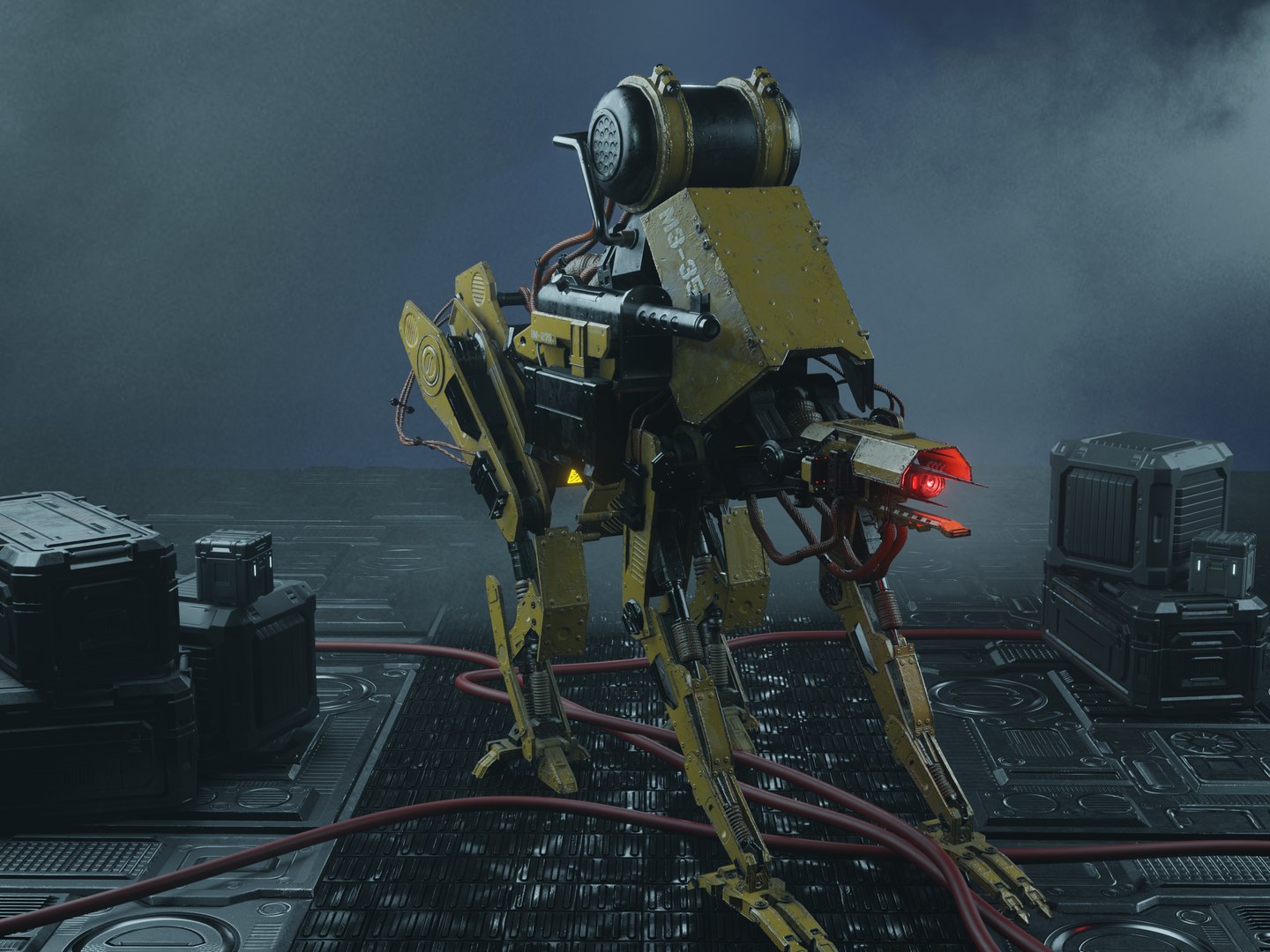 3D Patrol Robot - TurboSquid 2125399