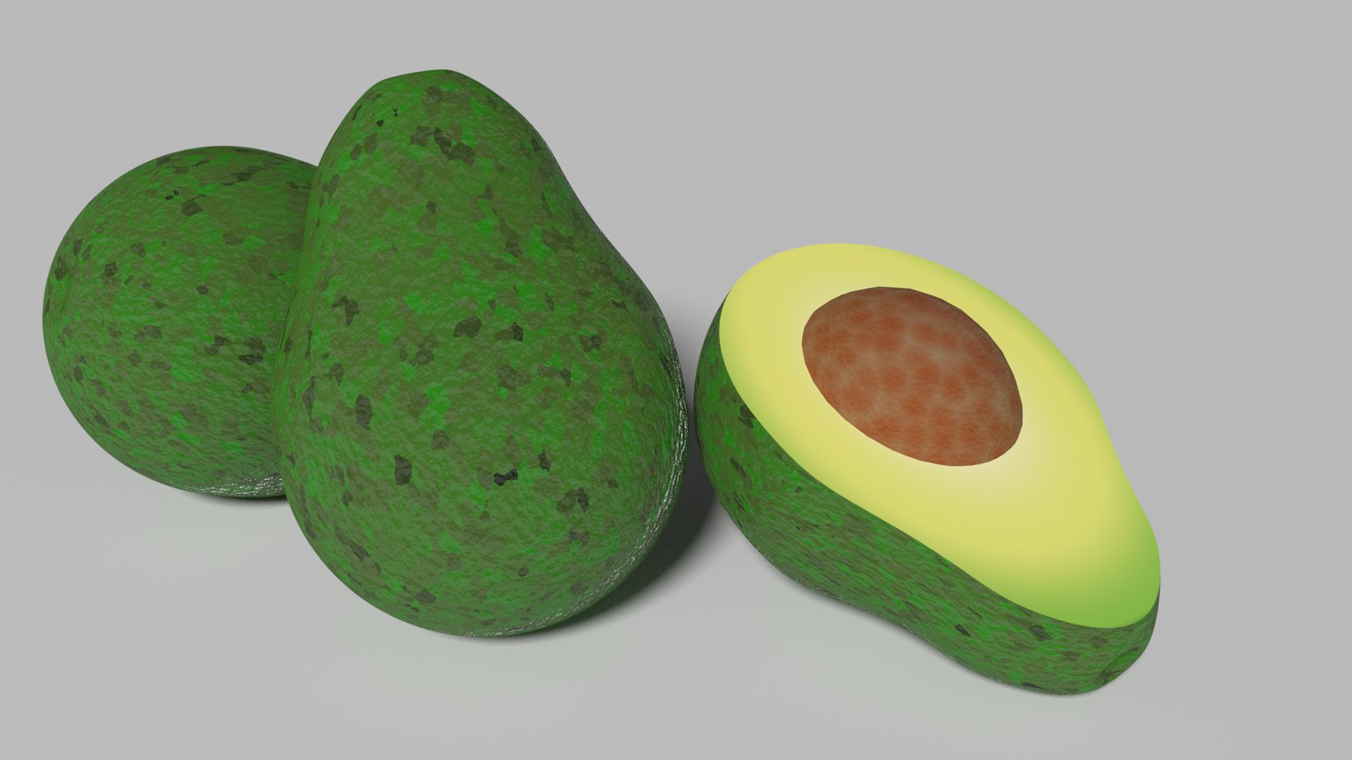 3D Avocado Fruit Model - TurboSquid 1820352