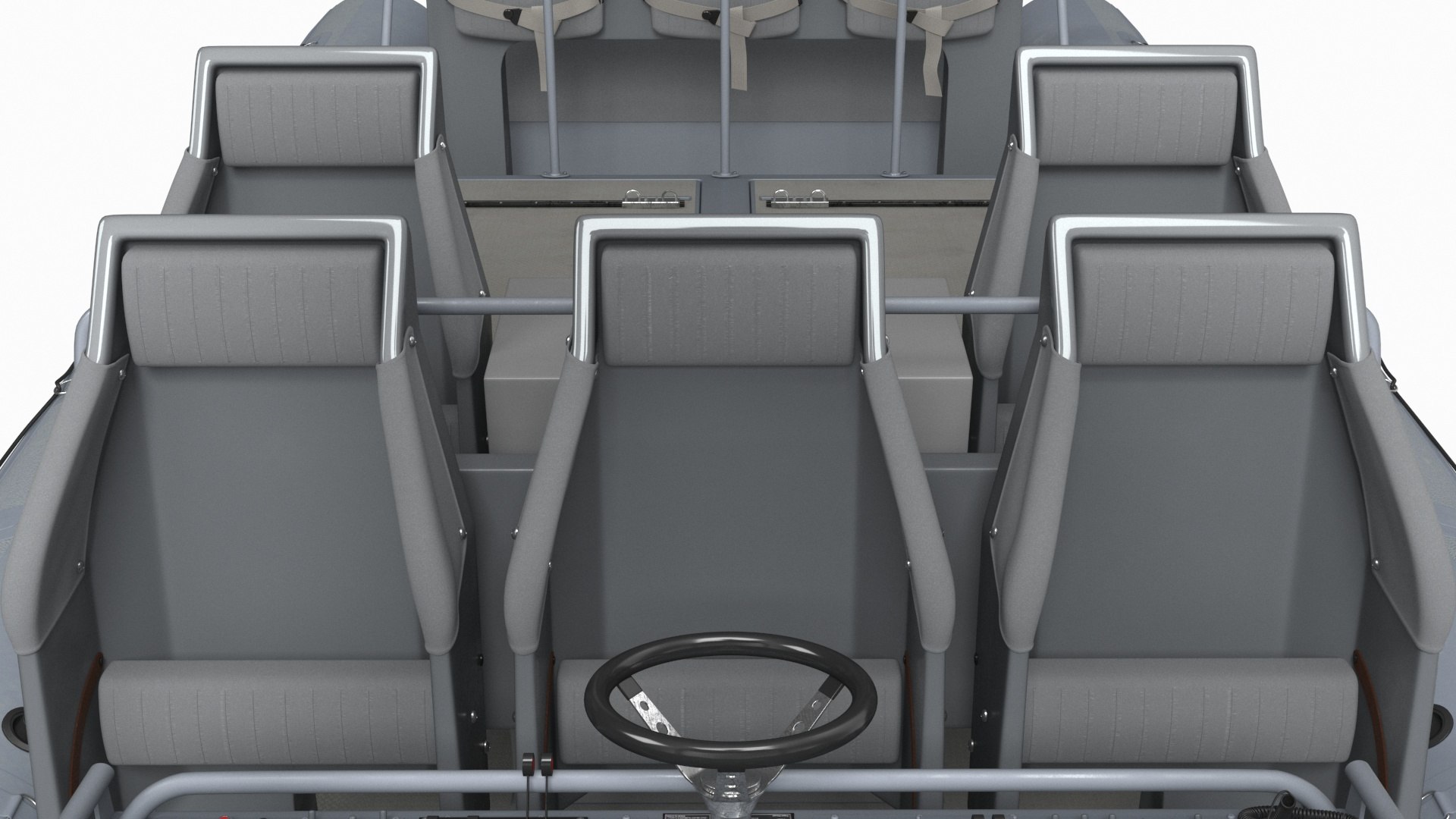 Military Inflatable Boat RHIB With Mounted Machine Gun 3D Model ...