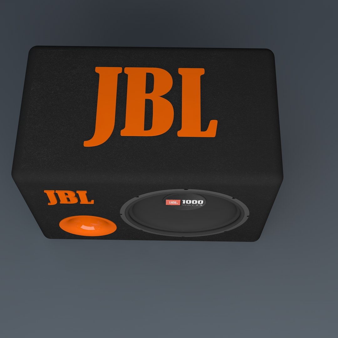 3d Model Jbl Bass