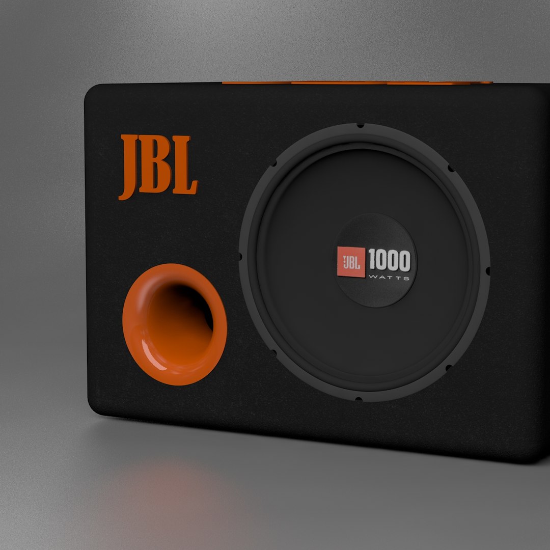 3d Model Jbl Bass