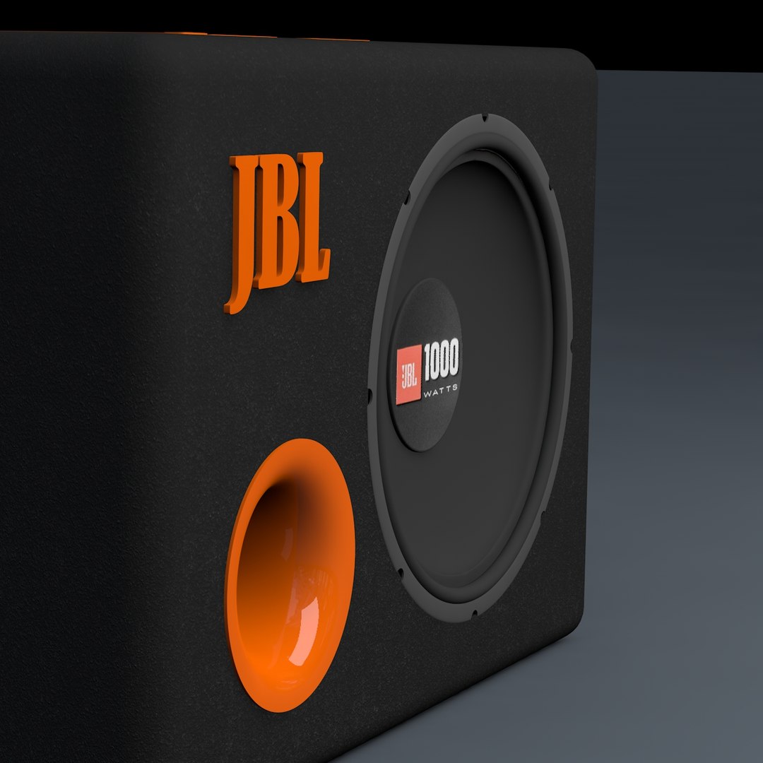 3d Model Jbl Bass