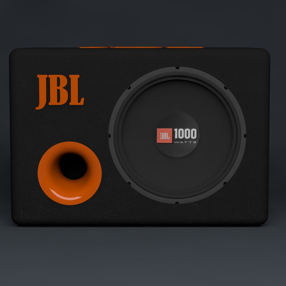 3d Model Jbl Bass