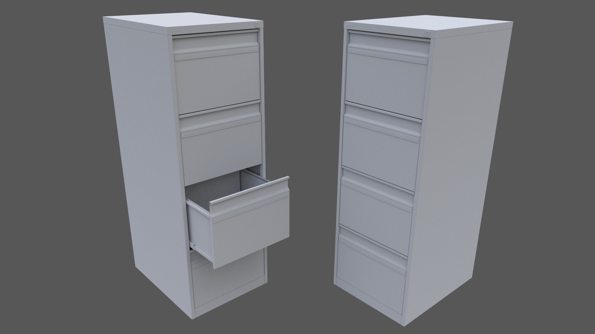 filing cabinet 3d model