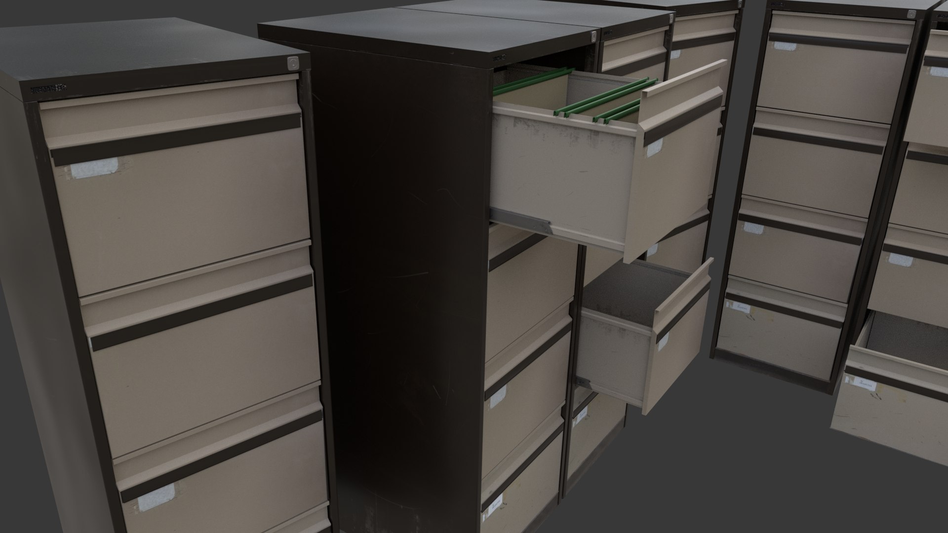 filing cabinet 3d model