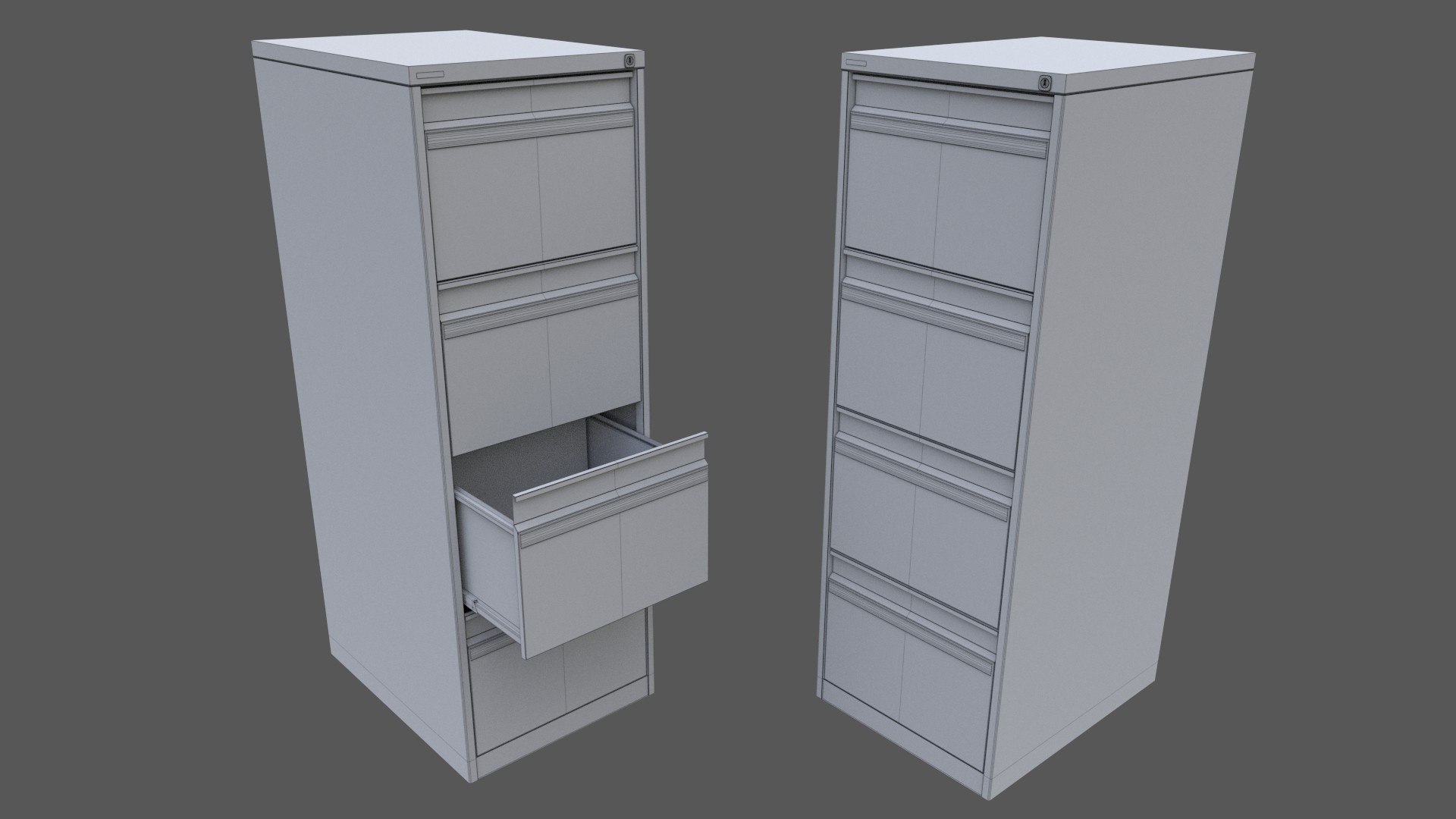 filing cabinet 3d model