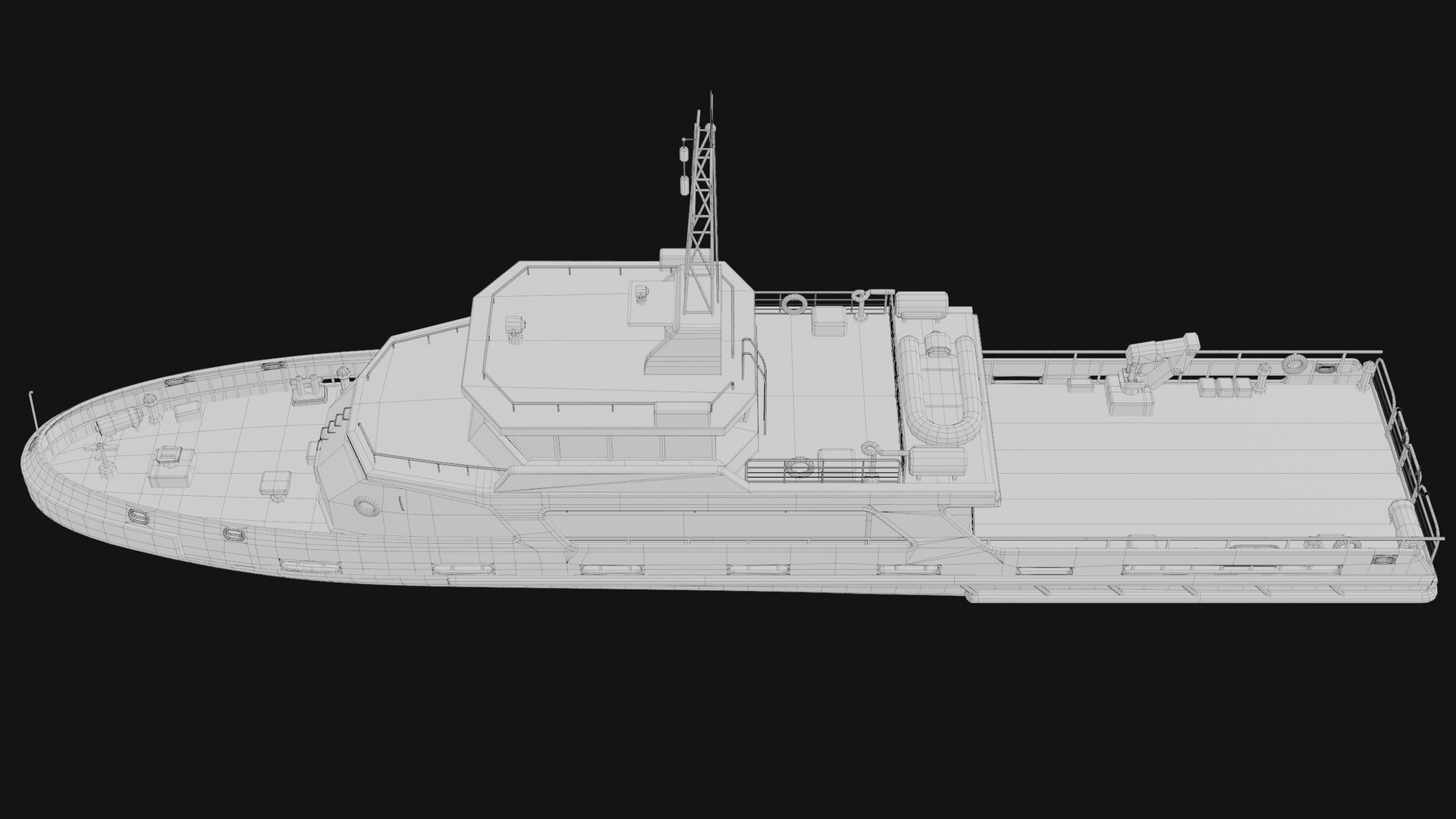 Coast Guard Patrol Ship 3D - TurboSquid 2129462