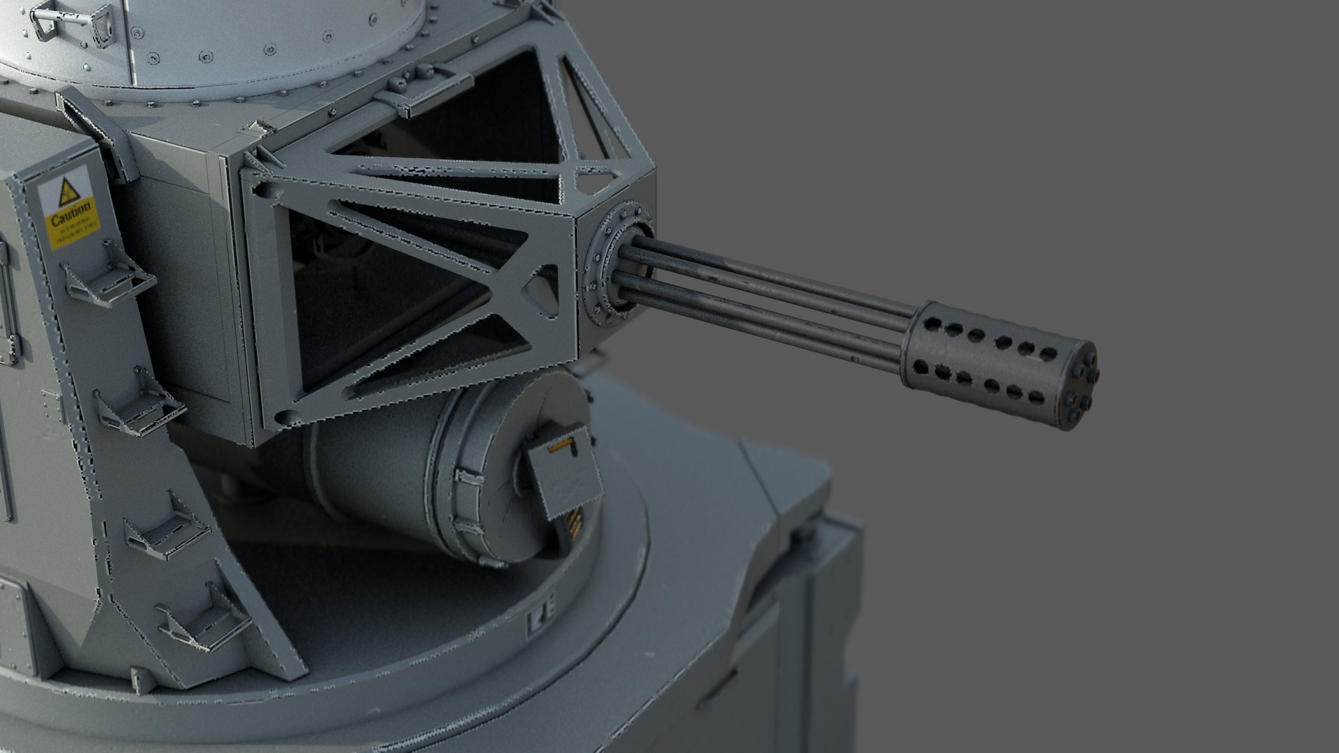 3D Phalanx CIWS Model - TurboSquid 2044169