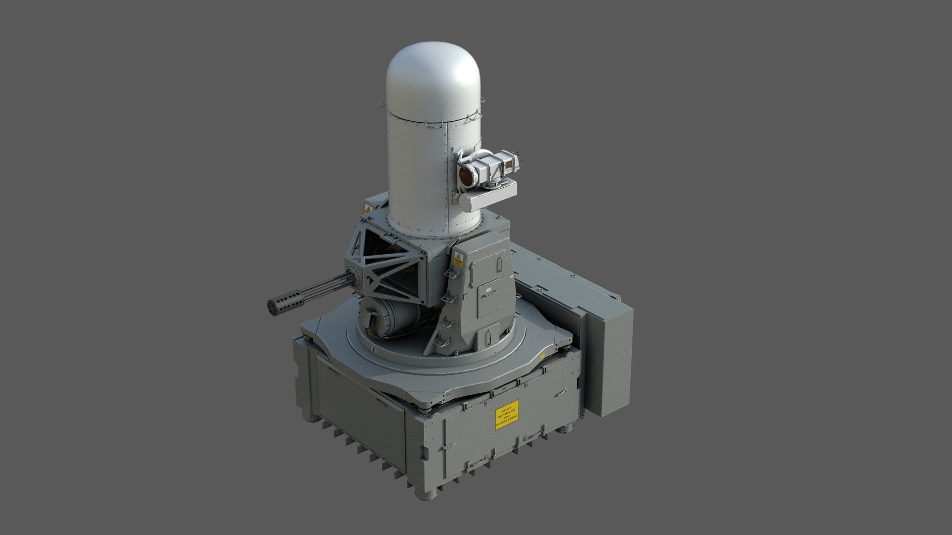 3D Phalanx CIWS Model - TurboSquid 2044169
