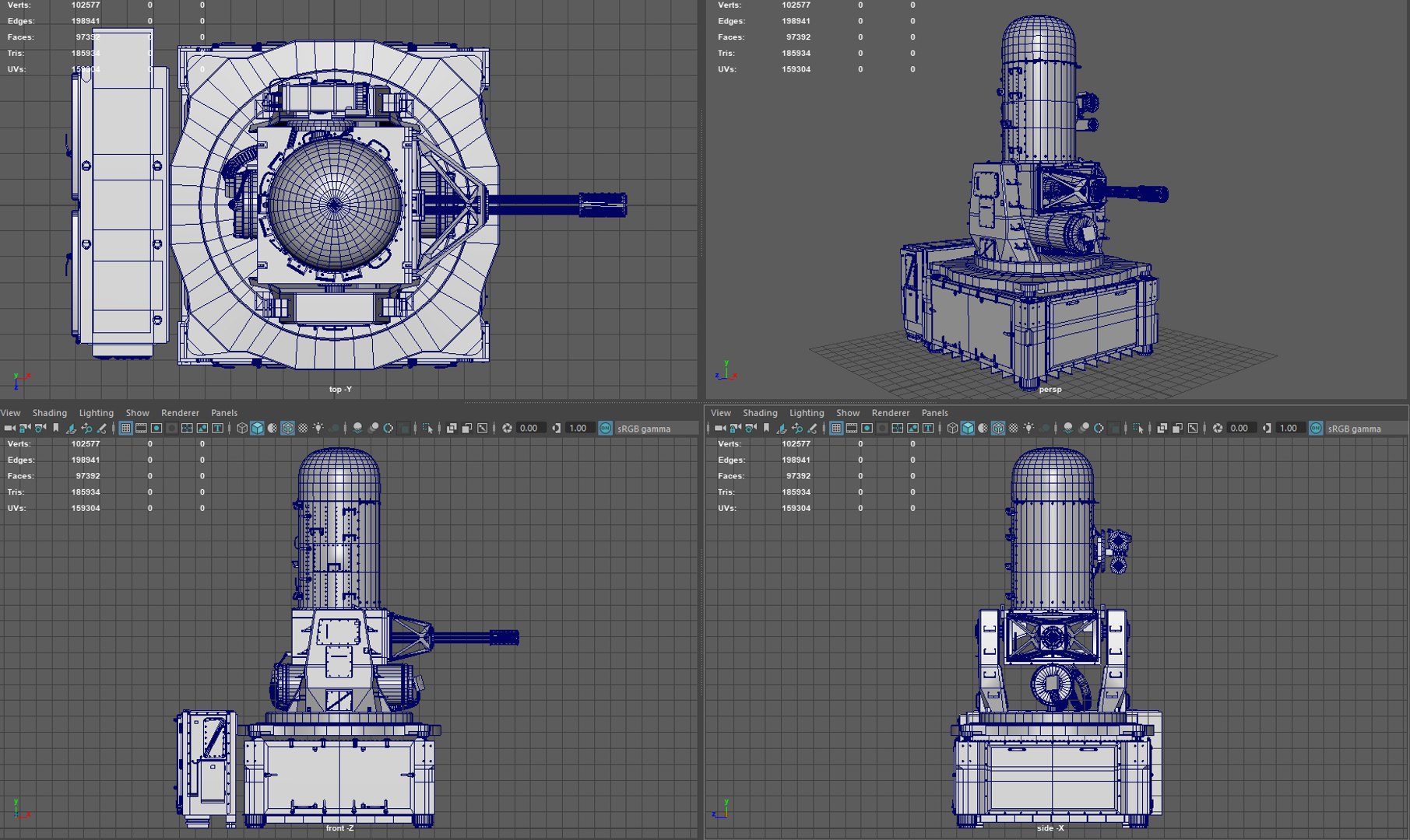 3D Phalanx CIWS Model - TurboSquid 2044169