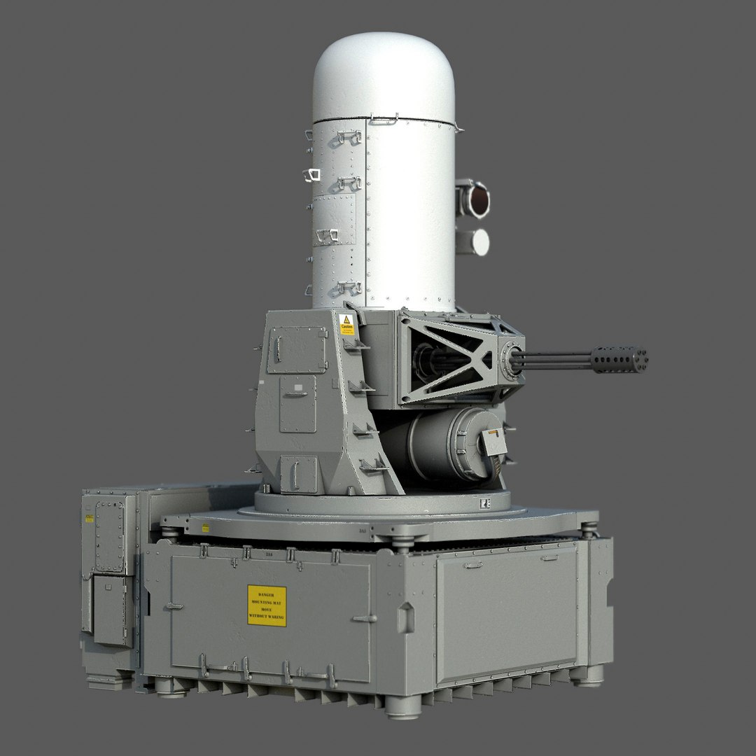 3D Phalanx CIWS Model - TurboSquid 2044169