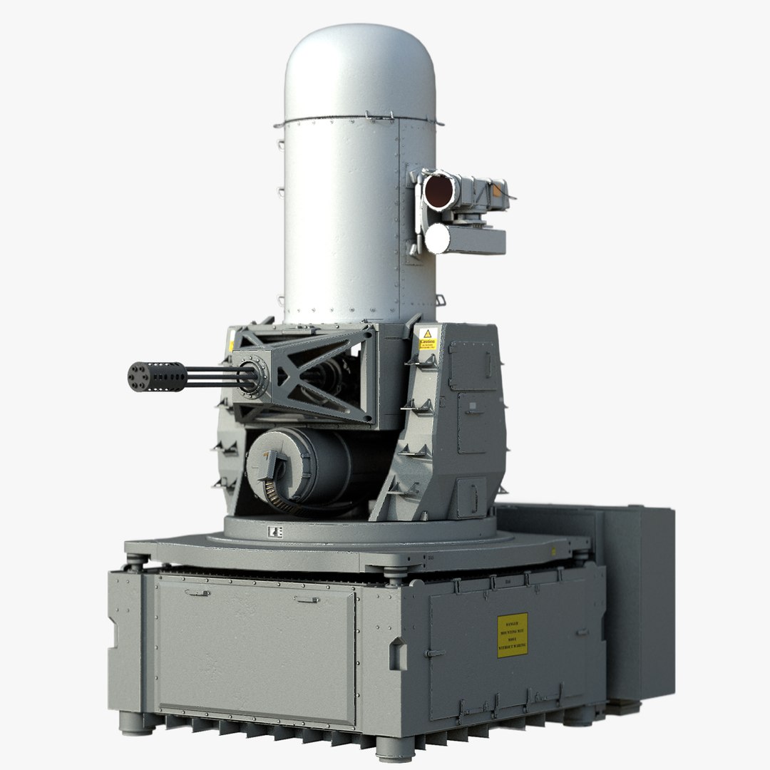 3D Phalanx CIWS model - TurboSquid 2044169