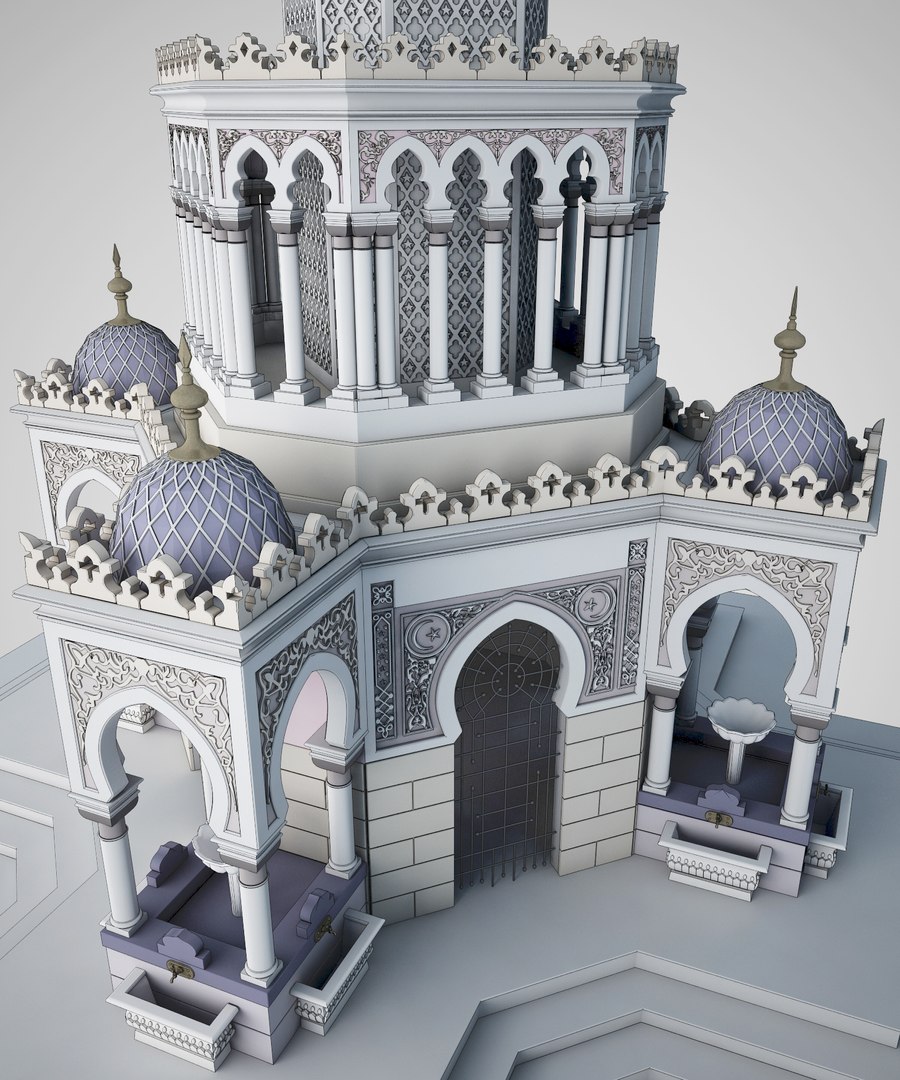 Clock Tower 3d Model