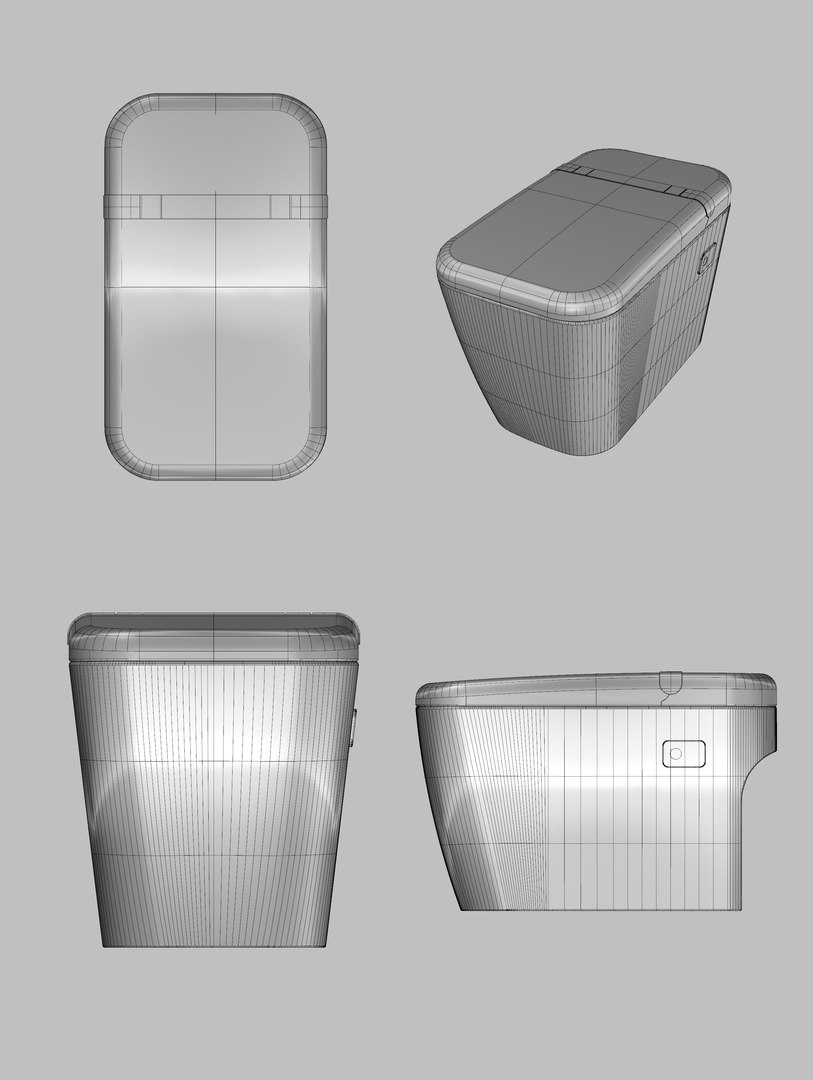 3D toilet wc model - TurboSquid 1468851