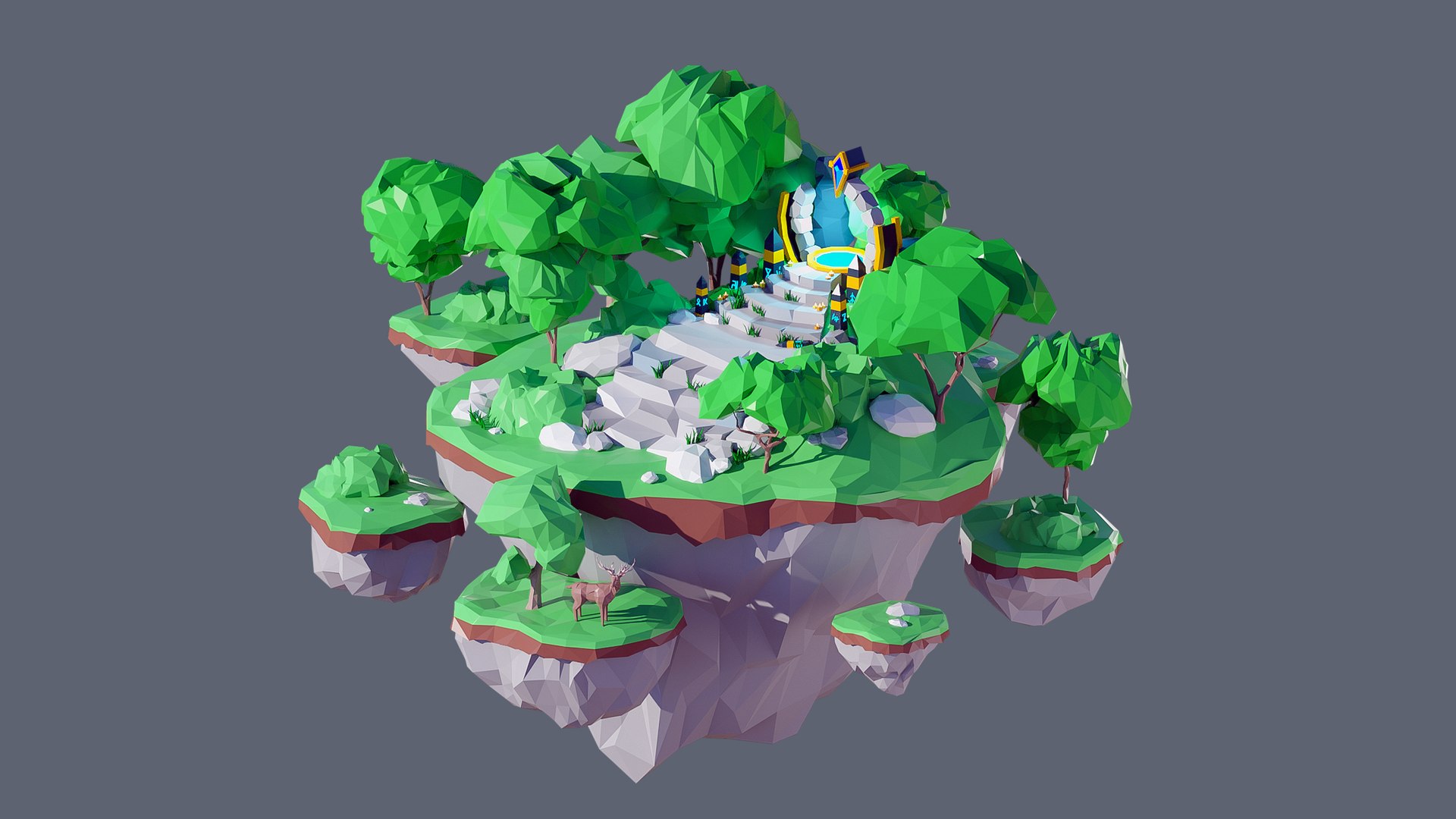 Land 3D 3D Model - TurboSquid 1970426