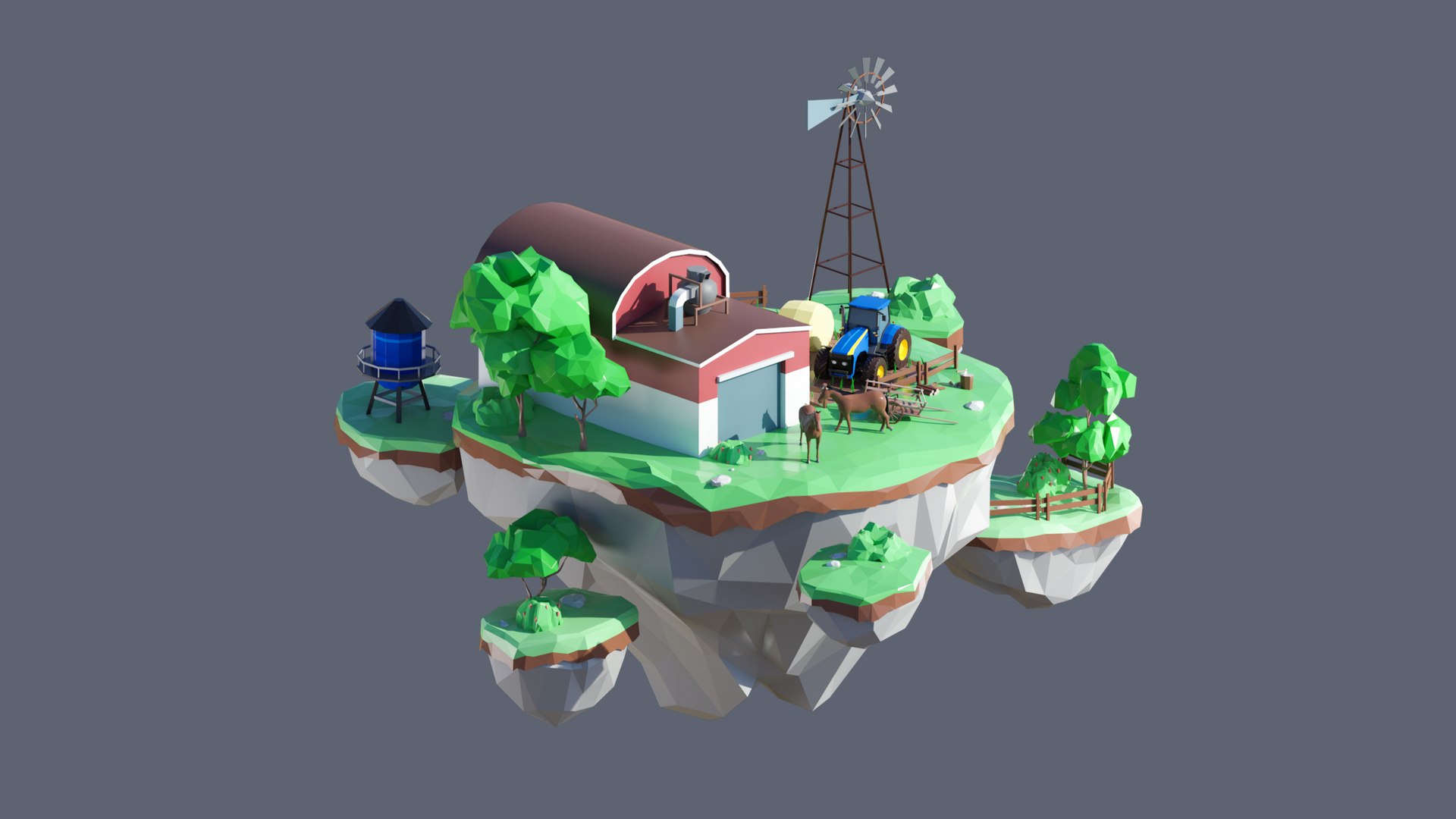 Land 3D 3D Model - TurboSquid 1970426