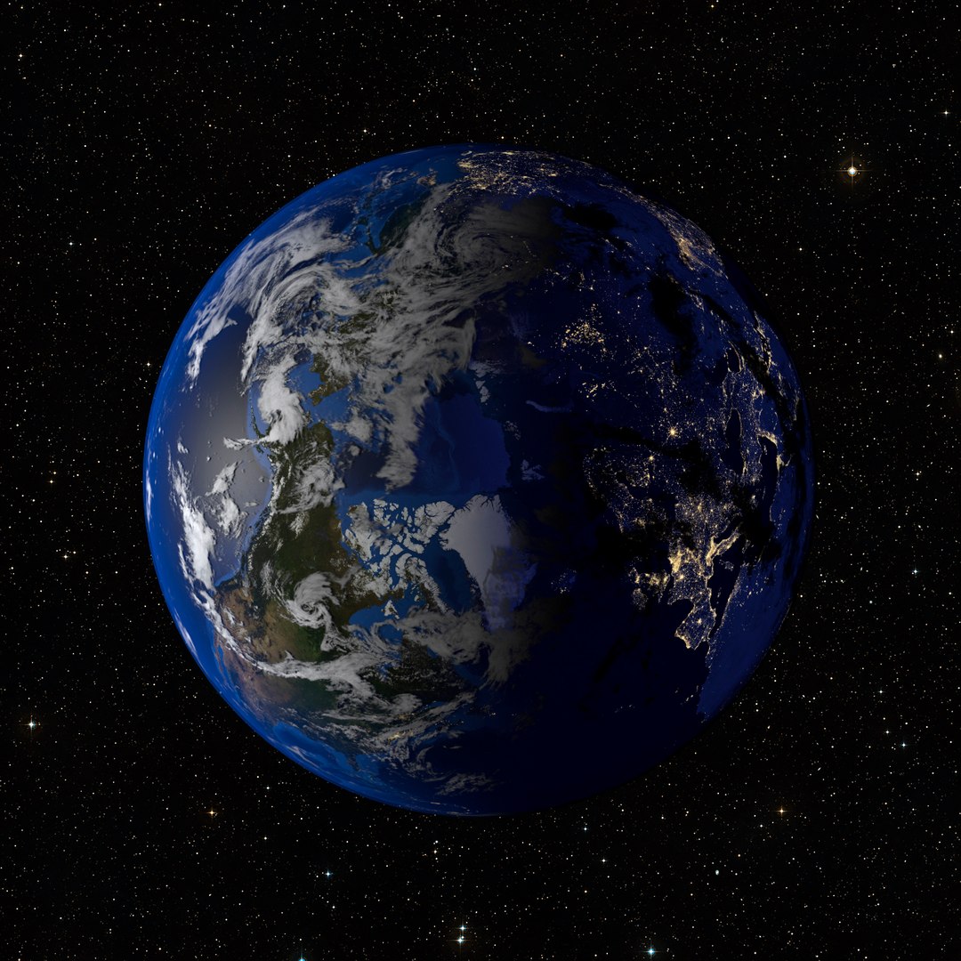 Planet Earth 3d Max