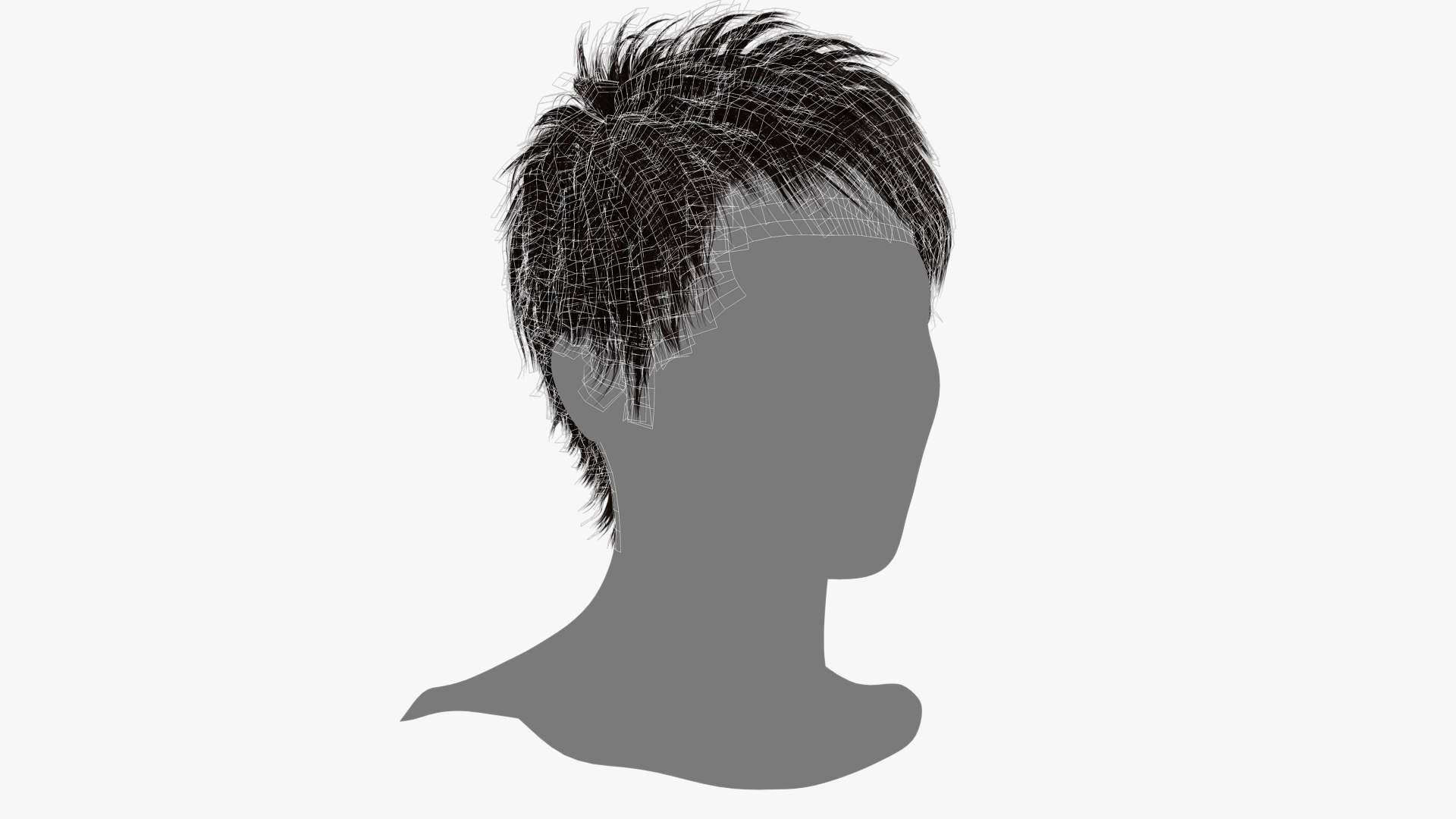 Male Hair - 002 3D Model - TurboSquid 1776269