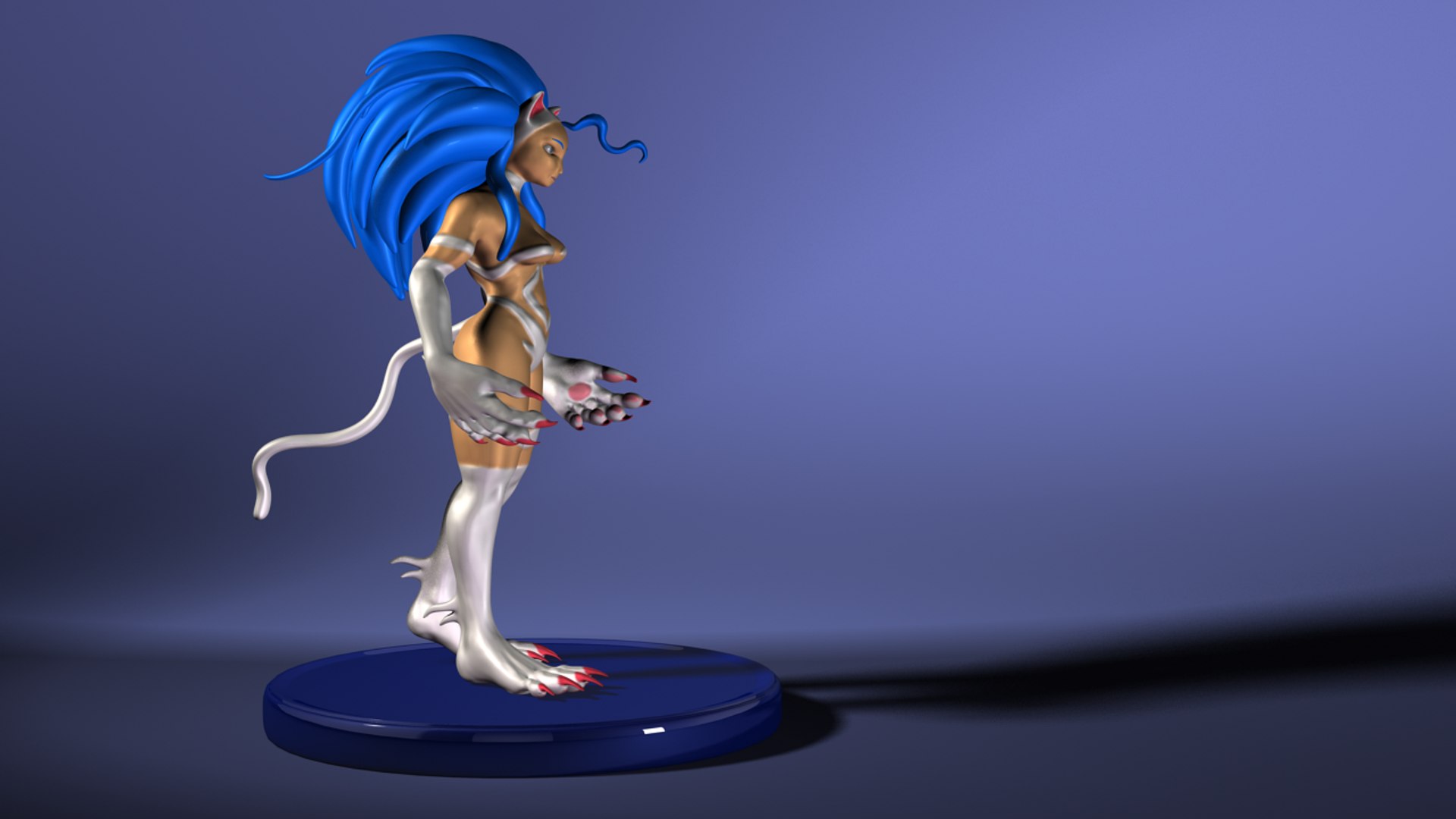 3d Model Female Cat