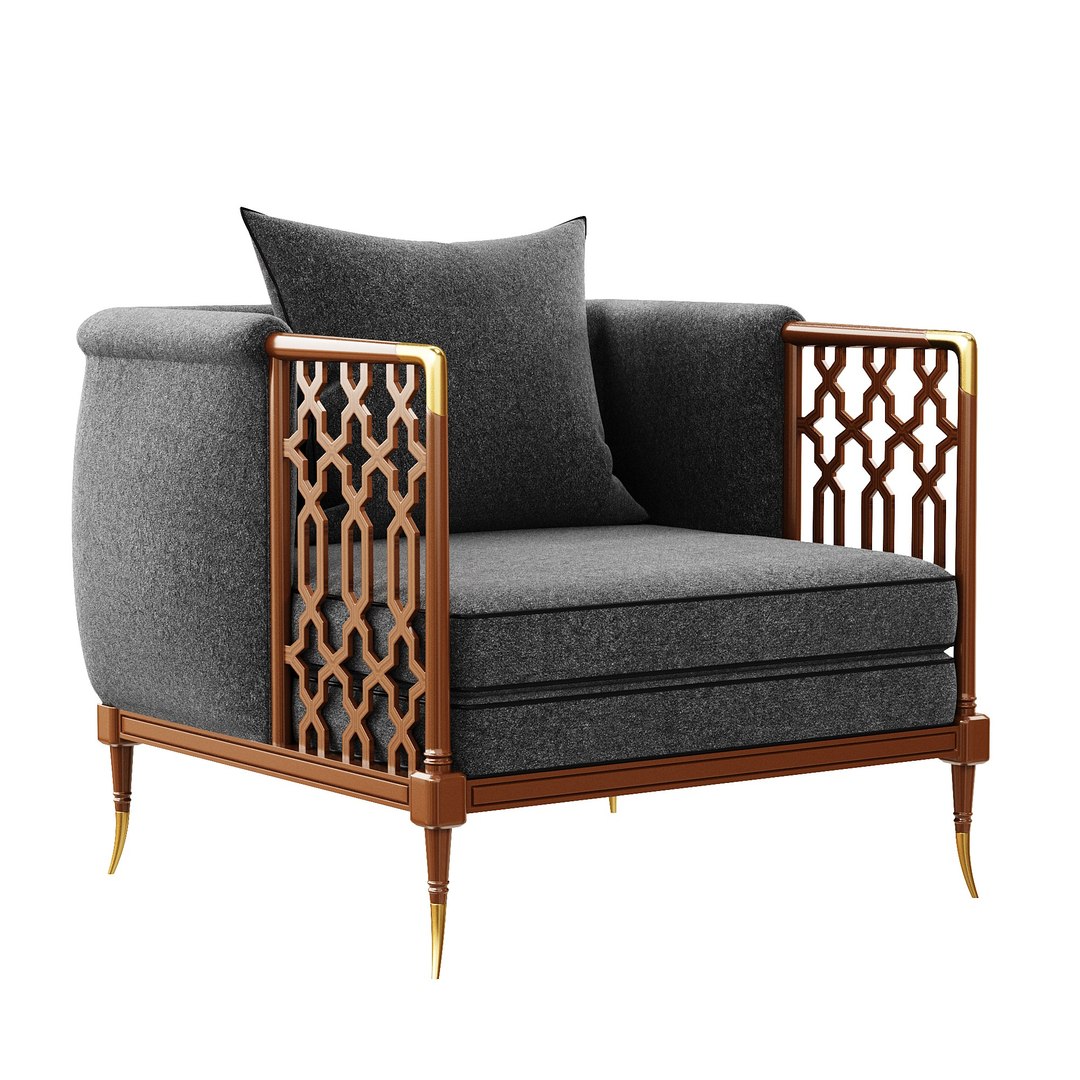 3D Caracole Lattice Entertain You Chair - TurboSquid 2001462