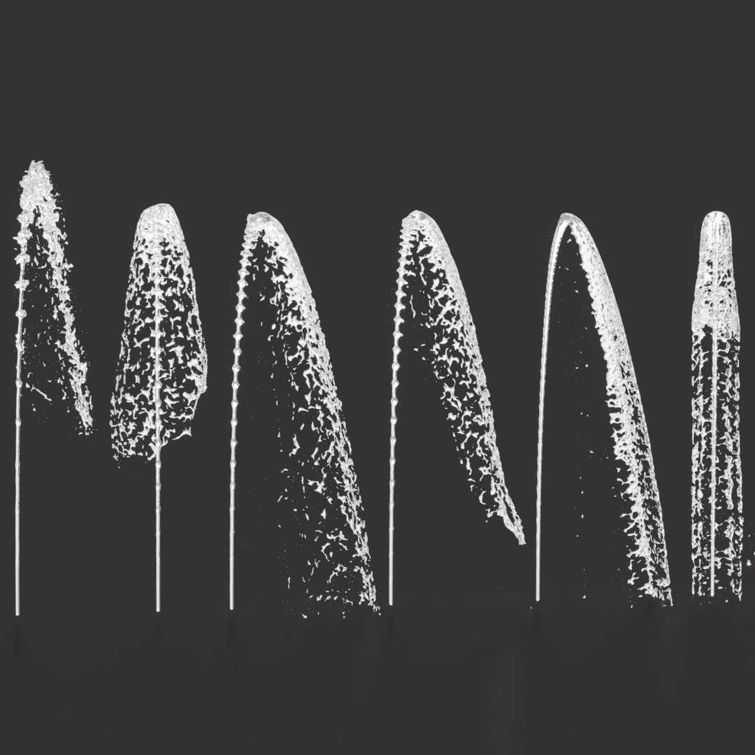 Fountain Water Jets Model - TurboSquid 2117440