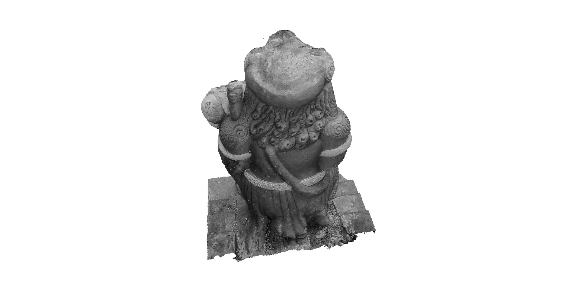 Dvarapala Statue Cultures 3D - TurboSquid 1236907