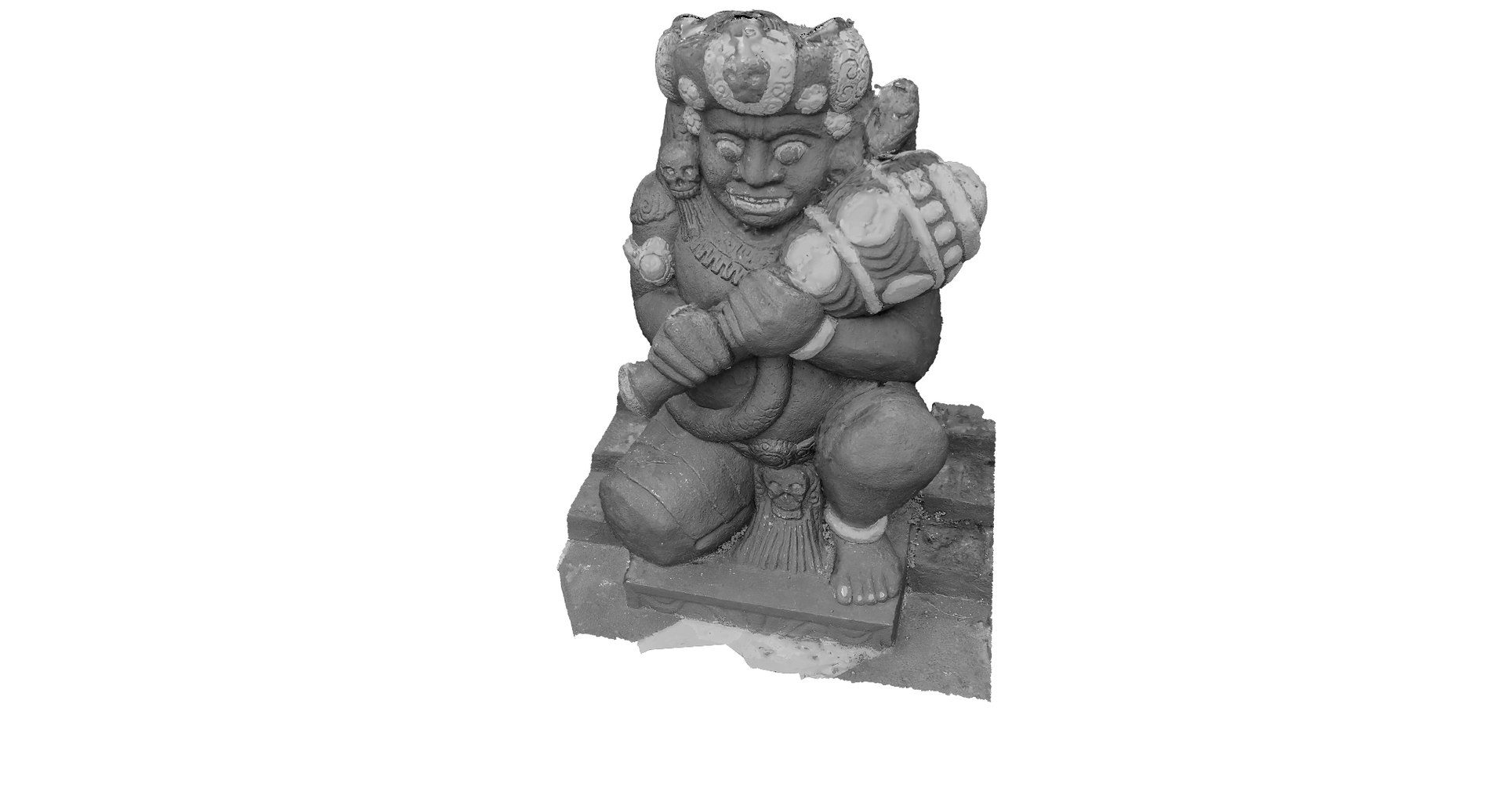 Dvarapala Statue Cultures 3D - TurboSquid 1236907