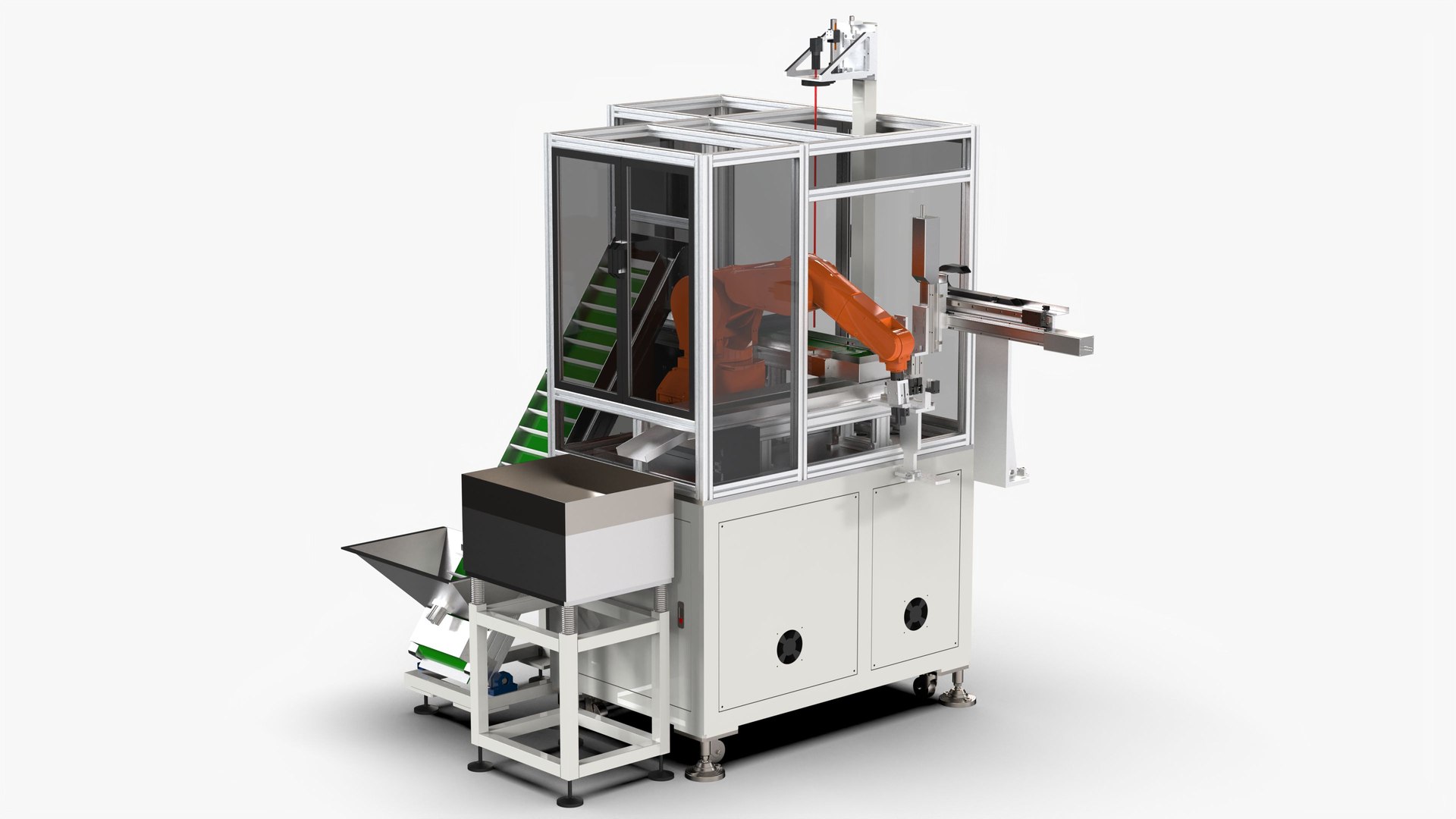 Robot Automatic Feeding Equipment 3D model - TurboSquid 2001358