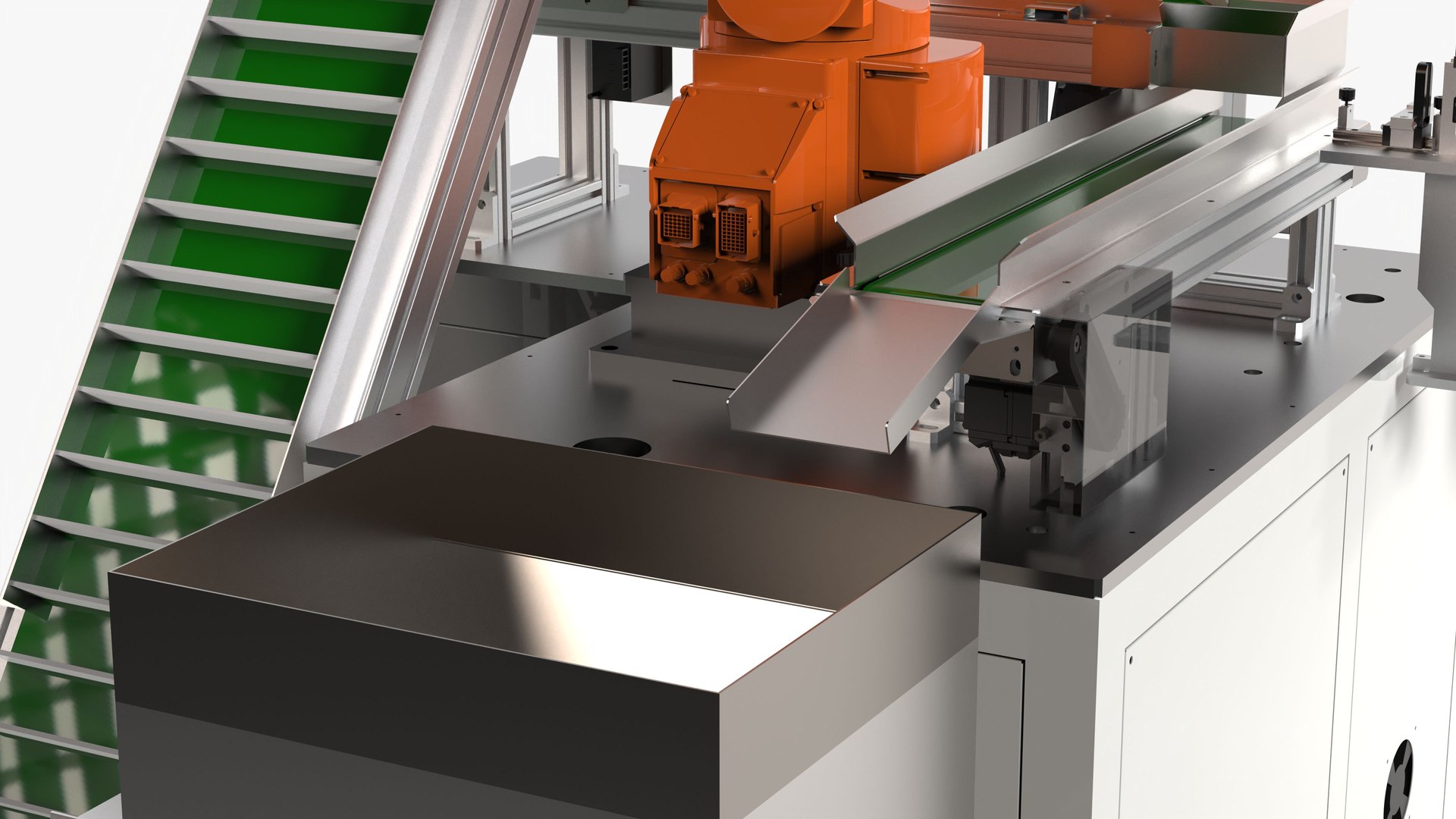 Robot Automatic Feeding Equipment 3D model - TurboSquid 2001358