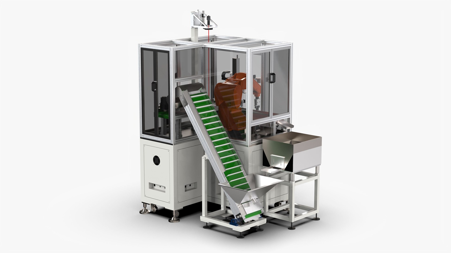 Robot Automatic Feeding Equipment 3D model - TurboSquid 2001358