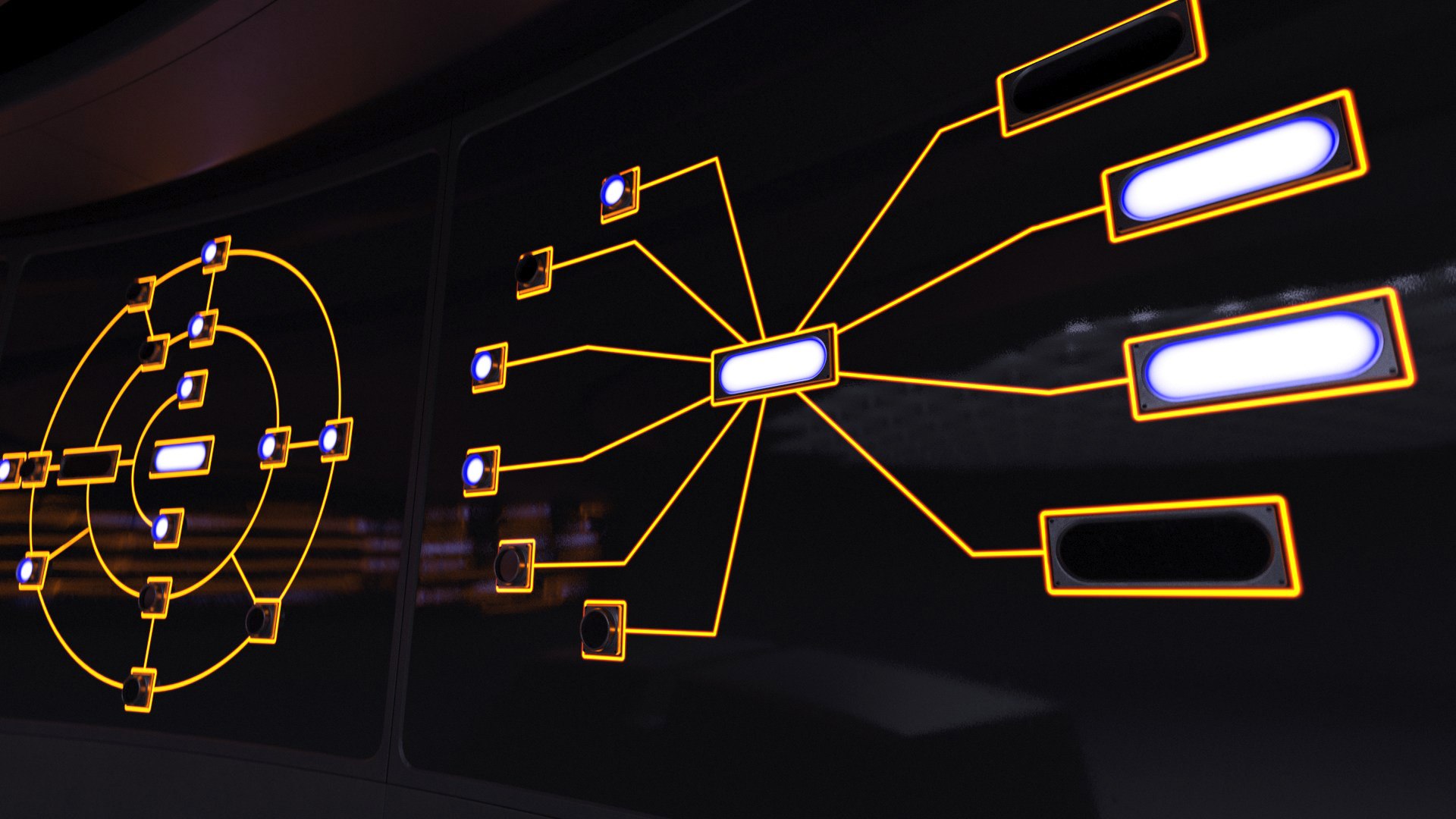 Sci-fi Control Room Interior 3D - TurboSquid 2142982