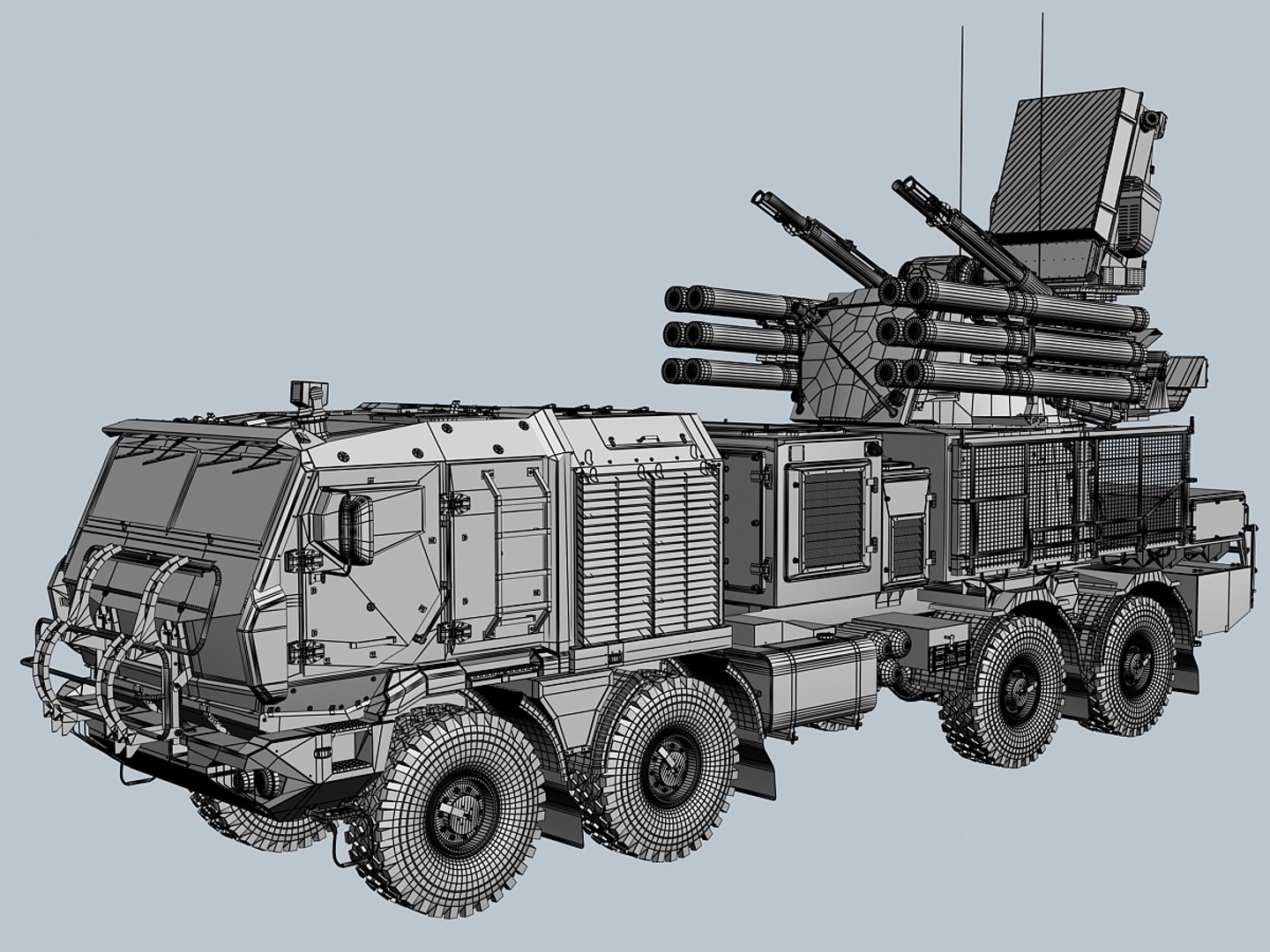 Russian Pantsir-sm Sa-22 Model - TurboSquid 1475289