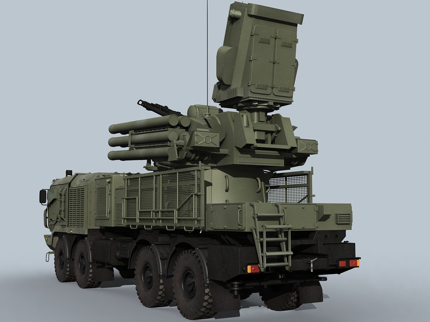 Russian Pantsir-sm Sa-22 Model - TurboSquid 1475289