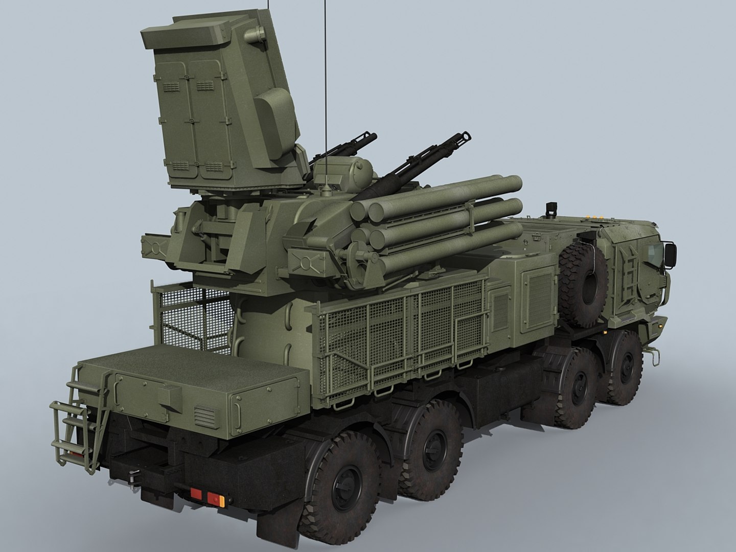 Russian Pantsir-sm Sa-22 Model - TurboSquid 1475289
