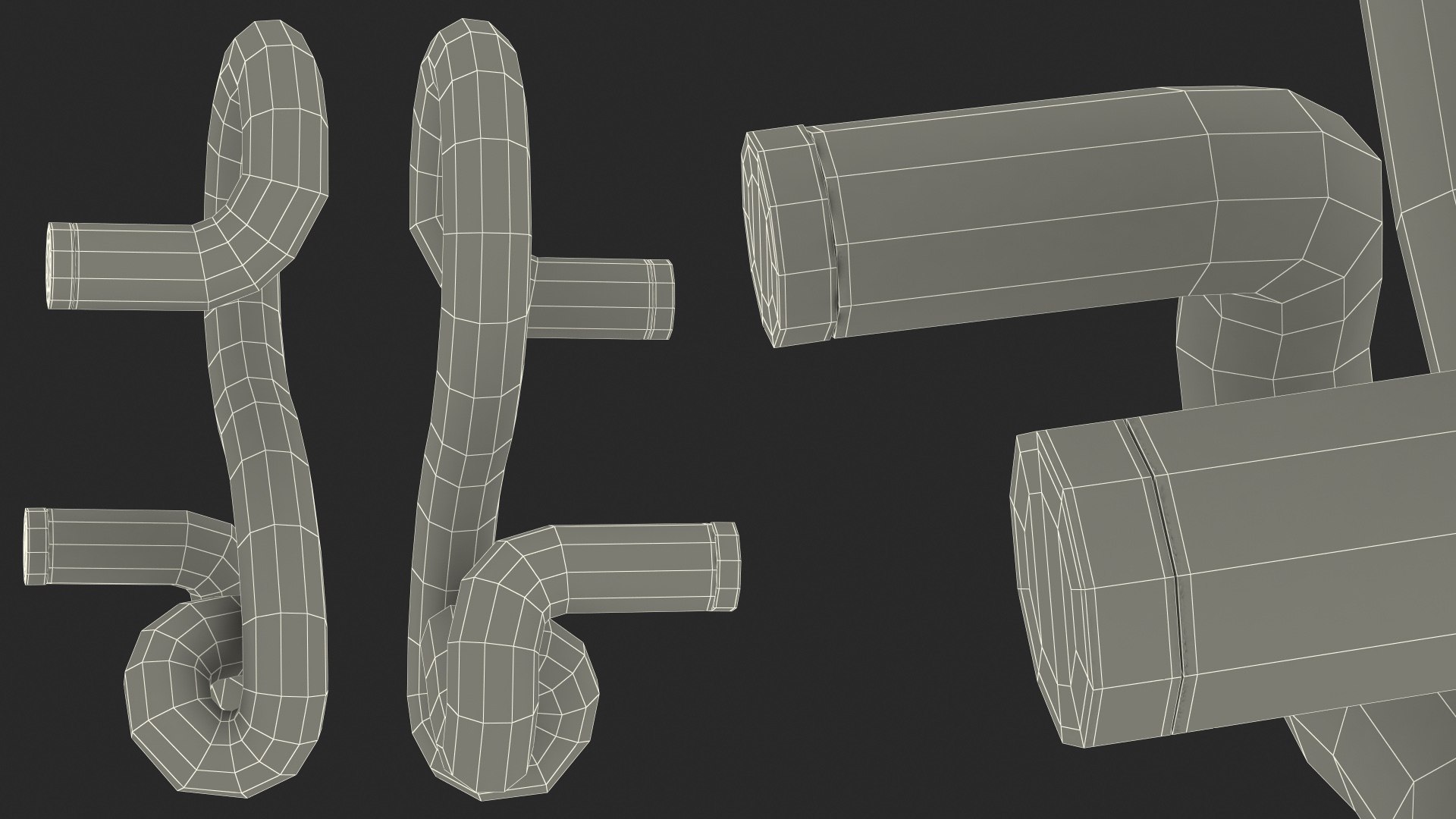 Glowing Neon Tube Light Digit 2 3D Model - TurboSquid 1855660