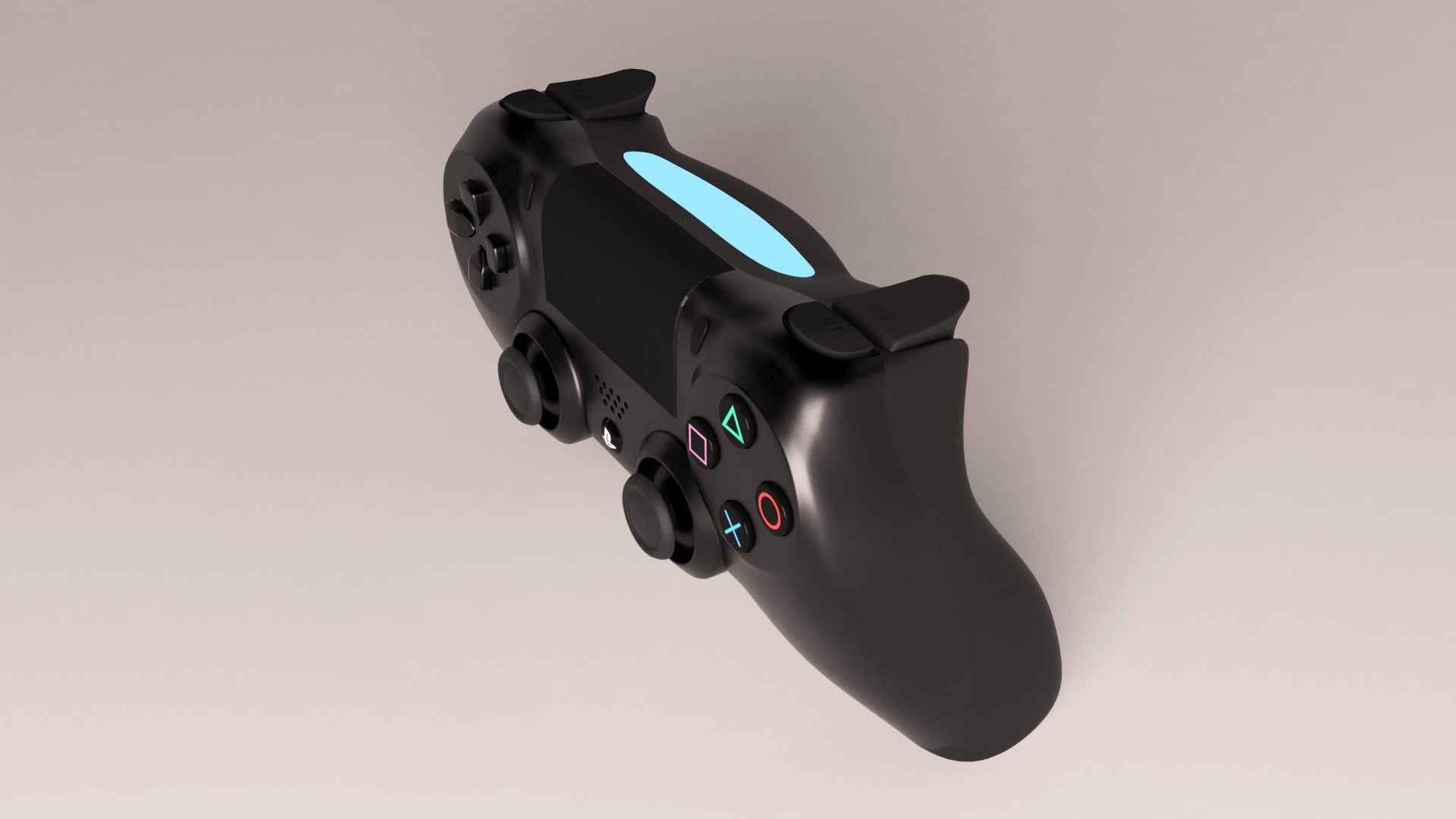 Ps4 Controller 3d Model