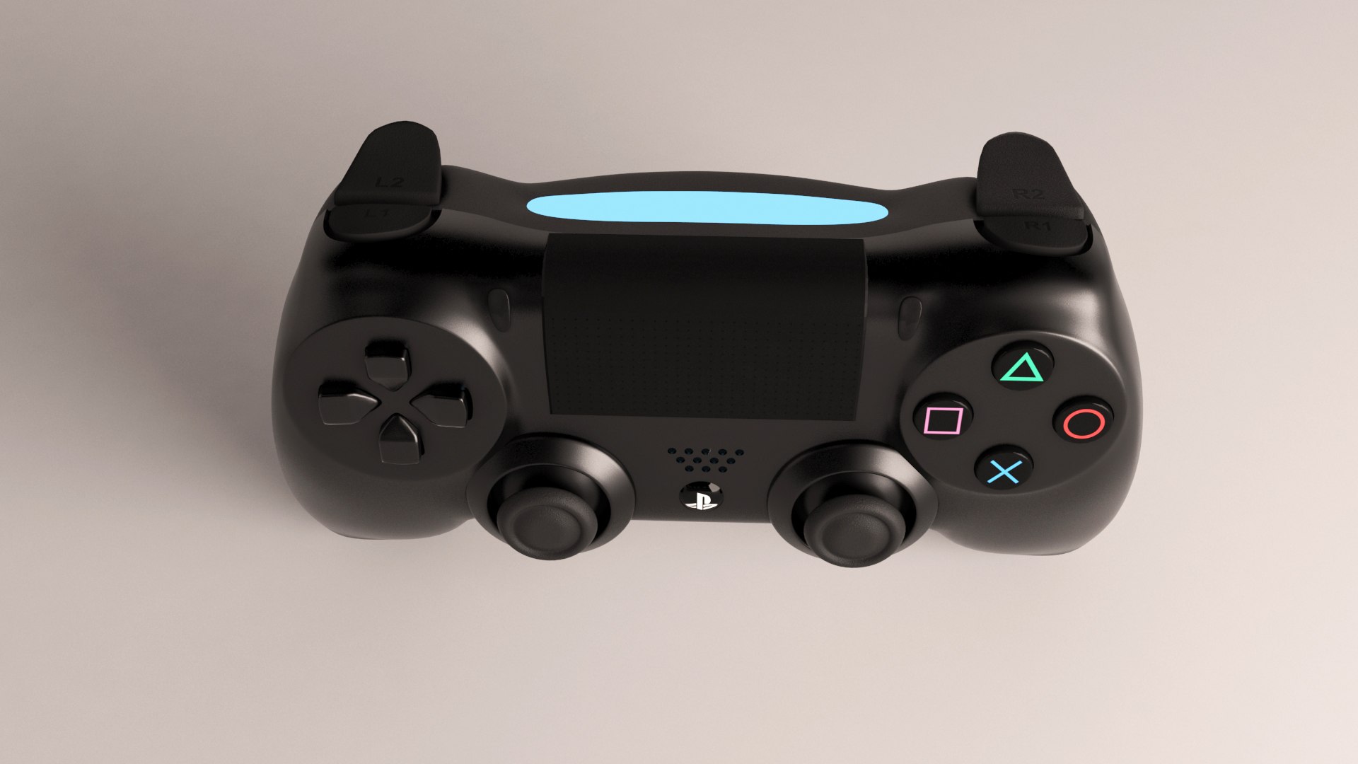 Ps4 Controller 3d Model