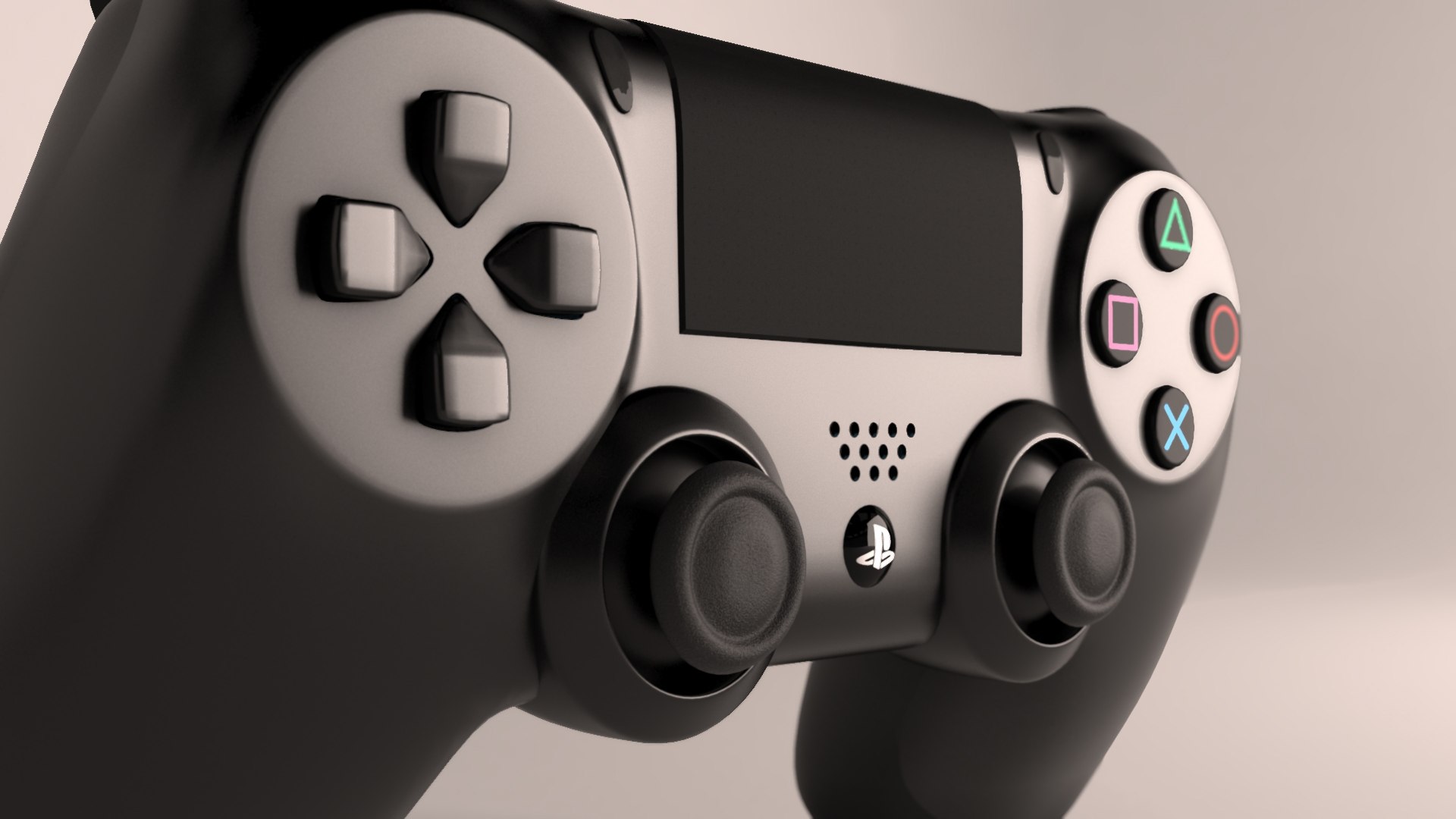 Ps4 Controller 3d Model