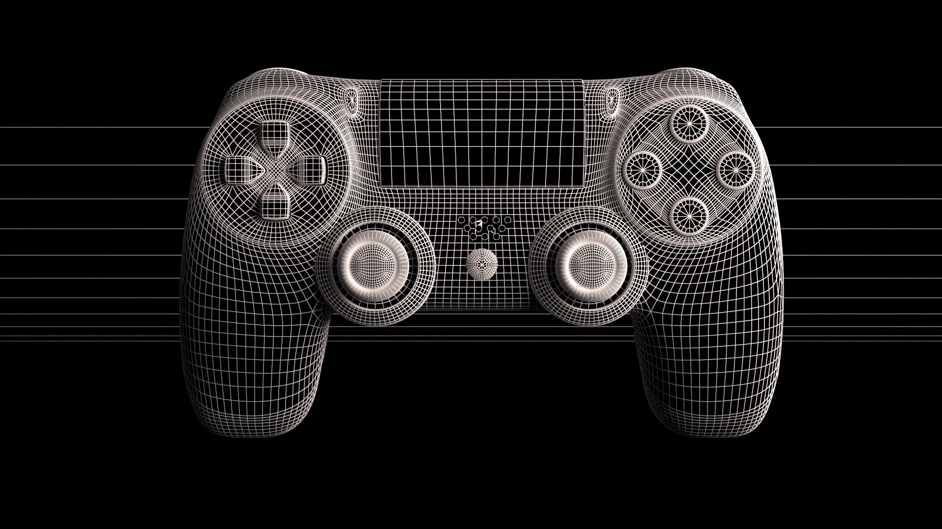 Ps4 Controller 3d Model