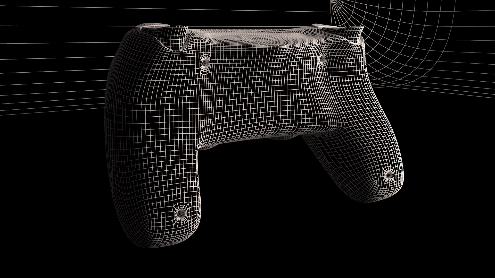 Ps4 Controller 3d Model