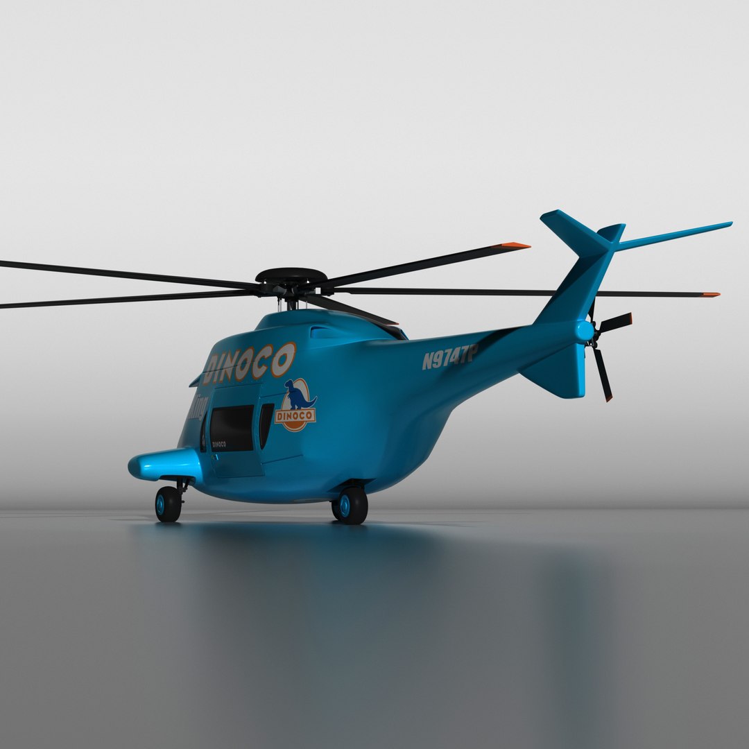 3D model cartoon character rotor turbosky - TurboSquid 1471567