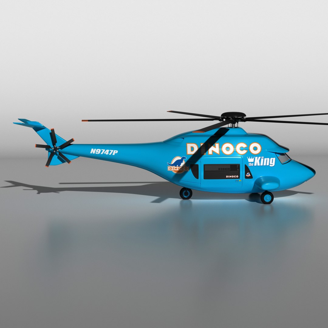 3D model cartoon character rotor turbosky - TurboSquid 1471567