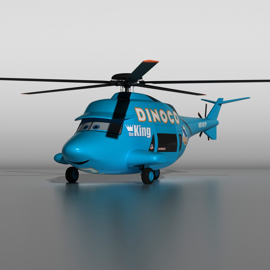 3D model cartoon character rotor turbosky - TurboSquid 1471567