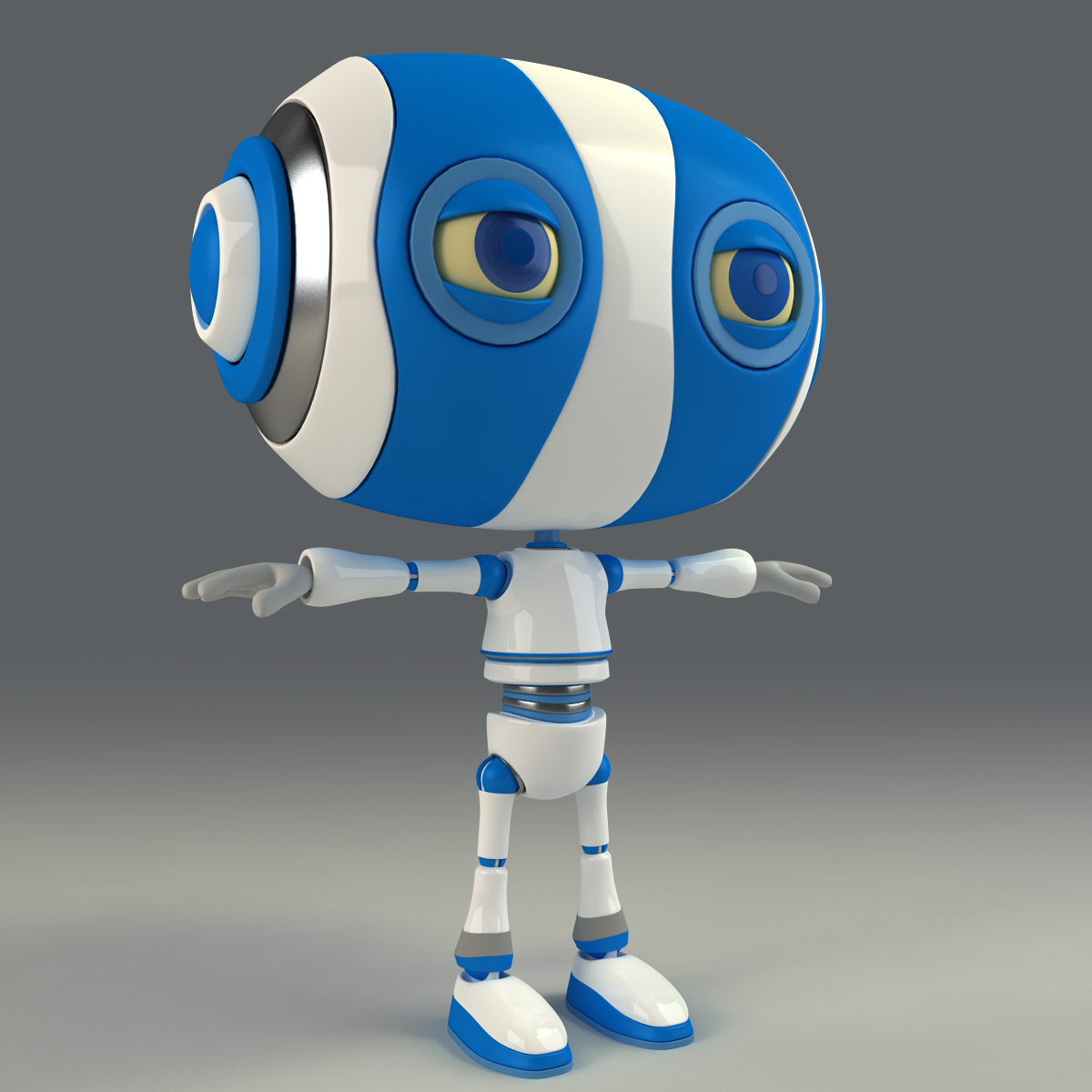 robot modelled dxf