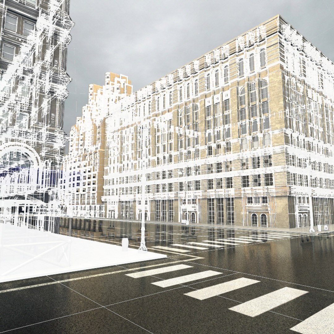 Street Buildings 3d Max